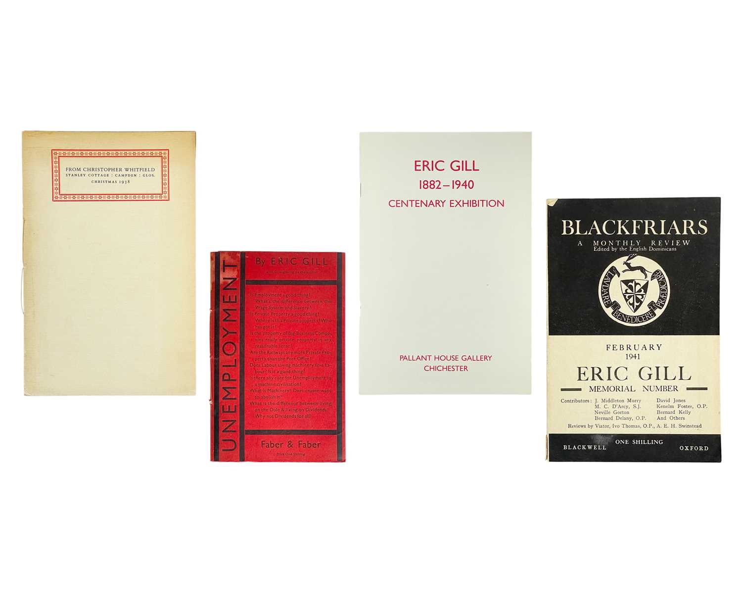 Lot 78 - Christopher Whitfield and Eric Gill