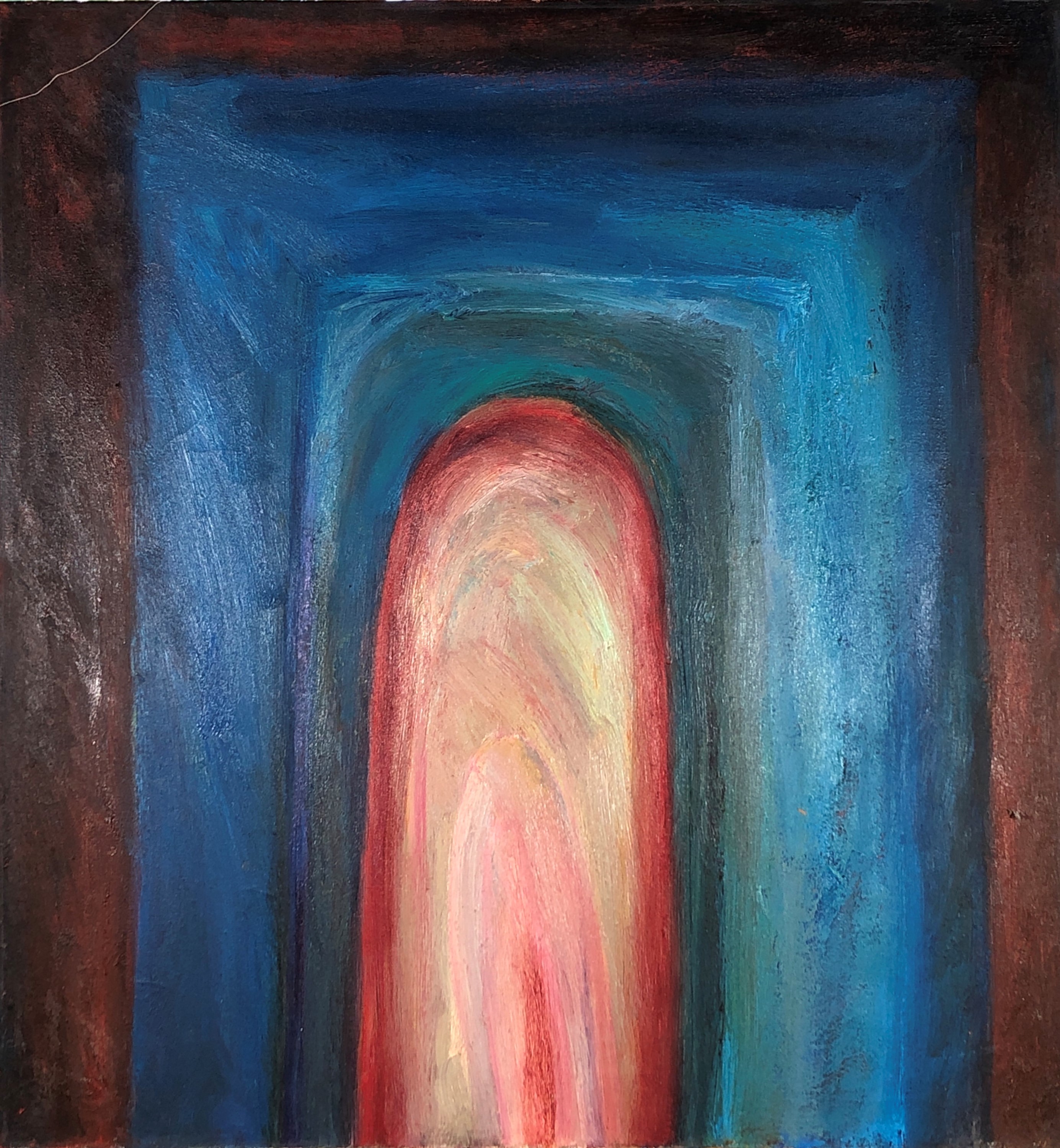 Lot 350 - Elizabeth HUNTER (b.1935) Abstract Oil on