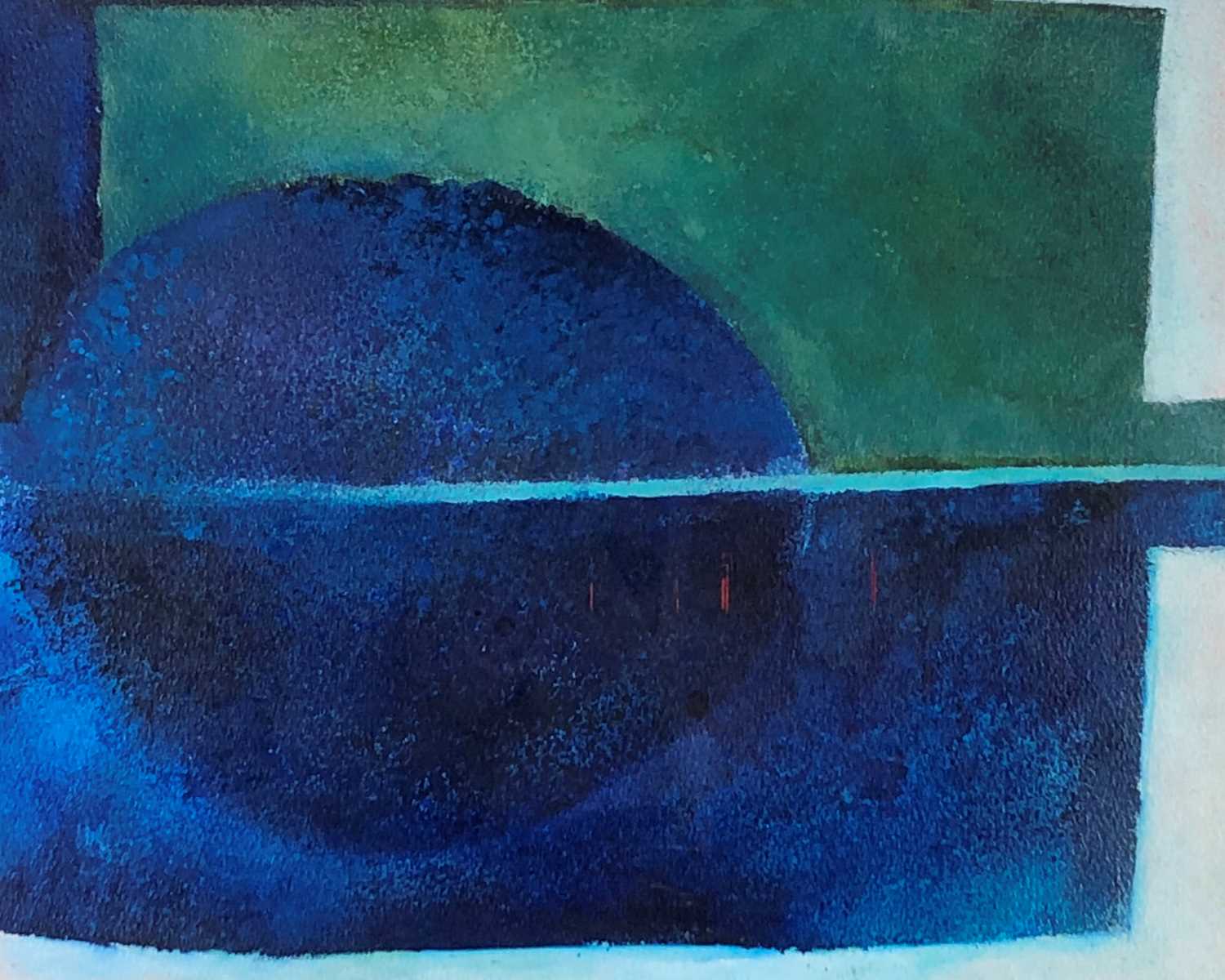 Lot 361 - Lar CANN (b.1943) Study for De Lank Oval