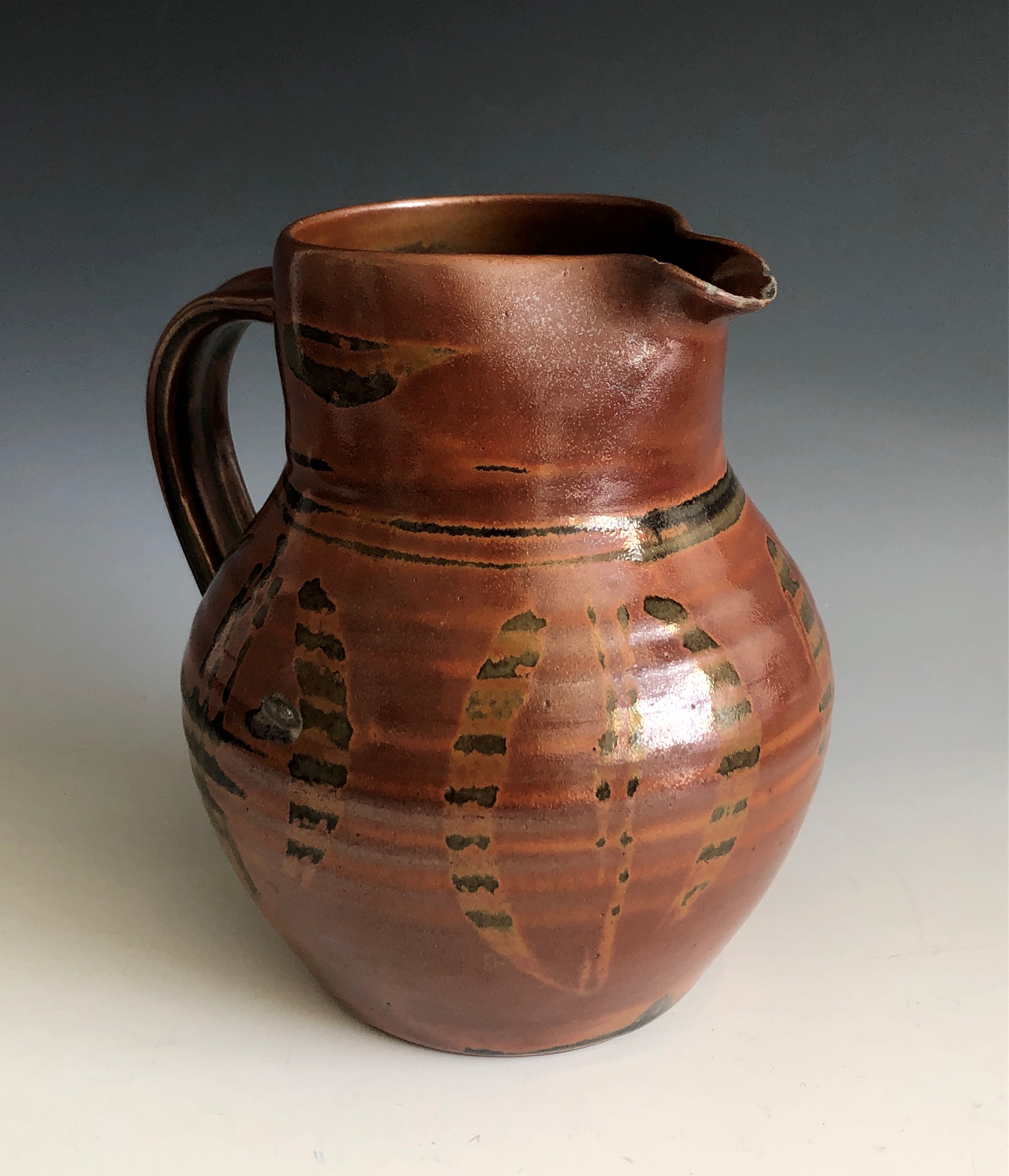Lot 400 - A Crowan Pottery jug, height 15.5cm,