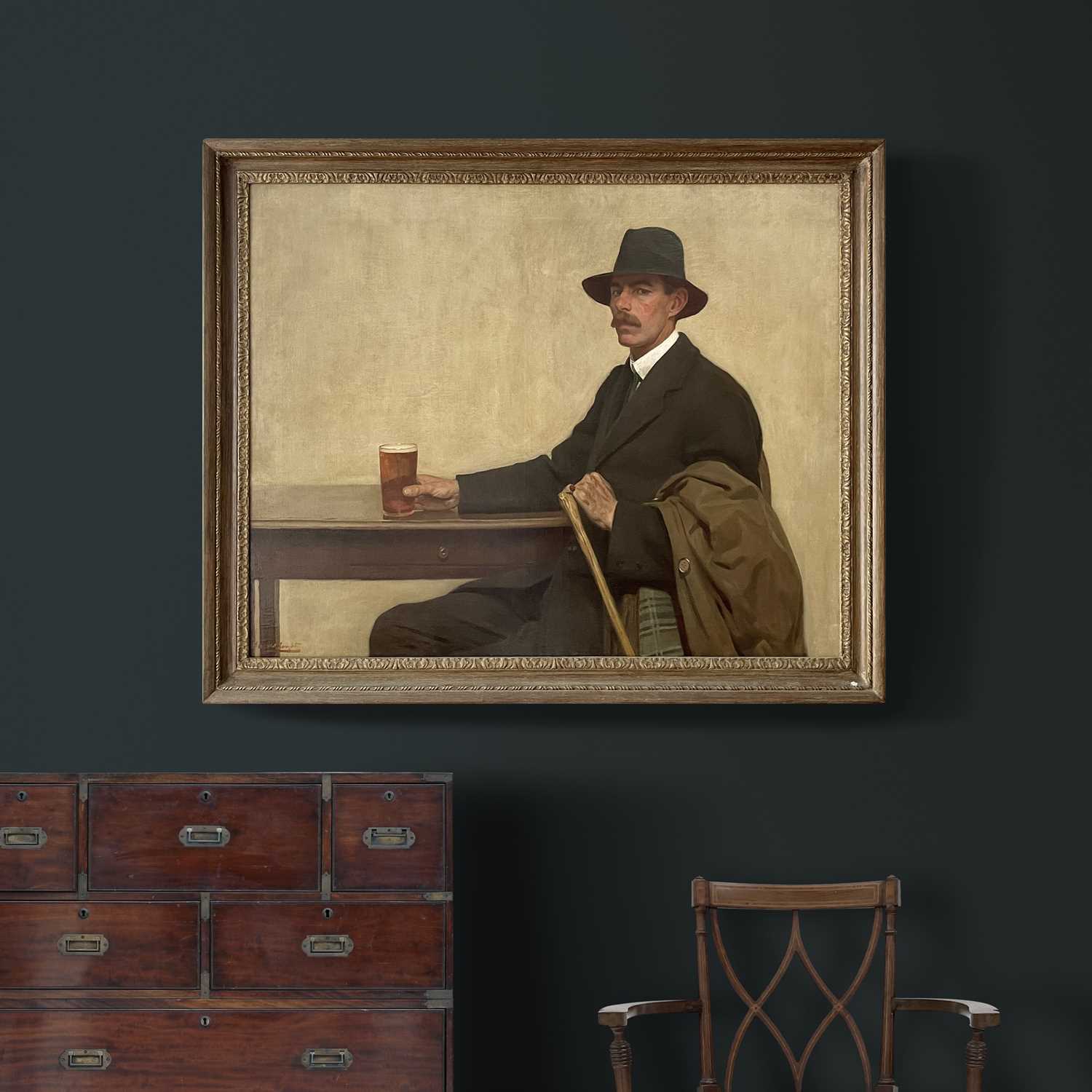 Lot 28 - Harold KNIGHT (1874-1961) Portrait of the