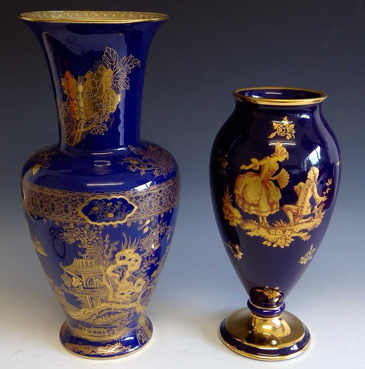 Lot 944 - An A.G. Hartley Jones Wilton Ware blue