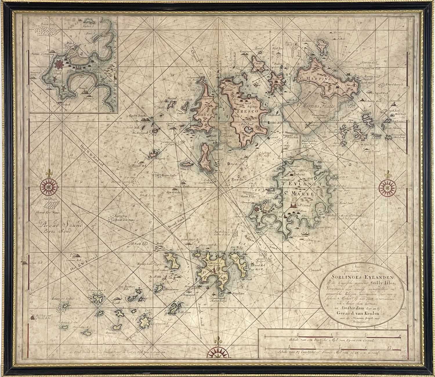 Lot 327 - (Sea Chart of the Isles of Scilly) Gerard