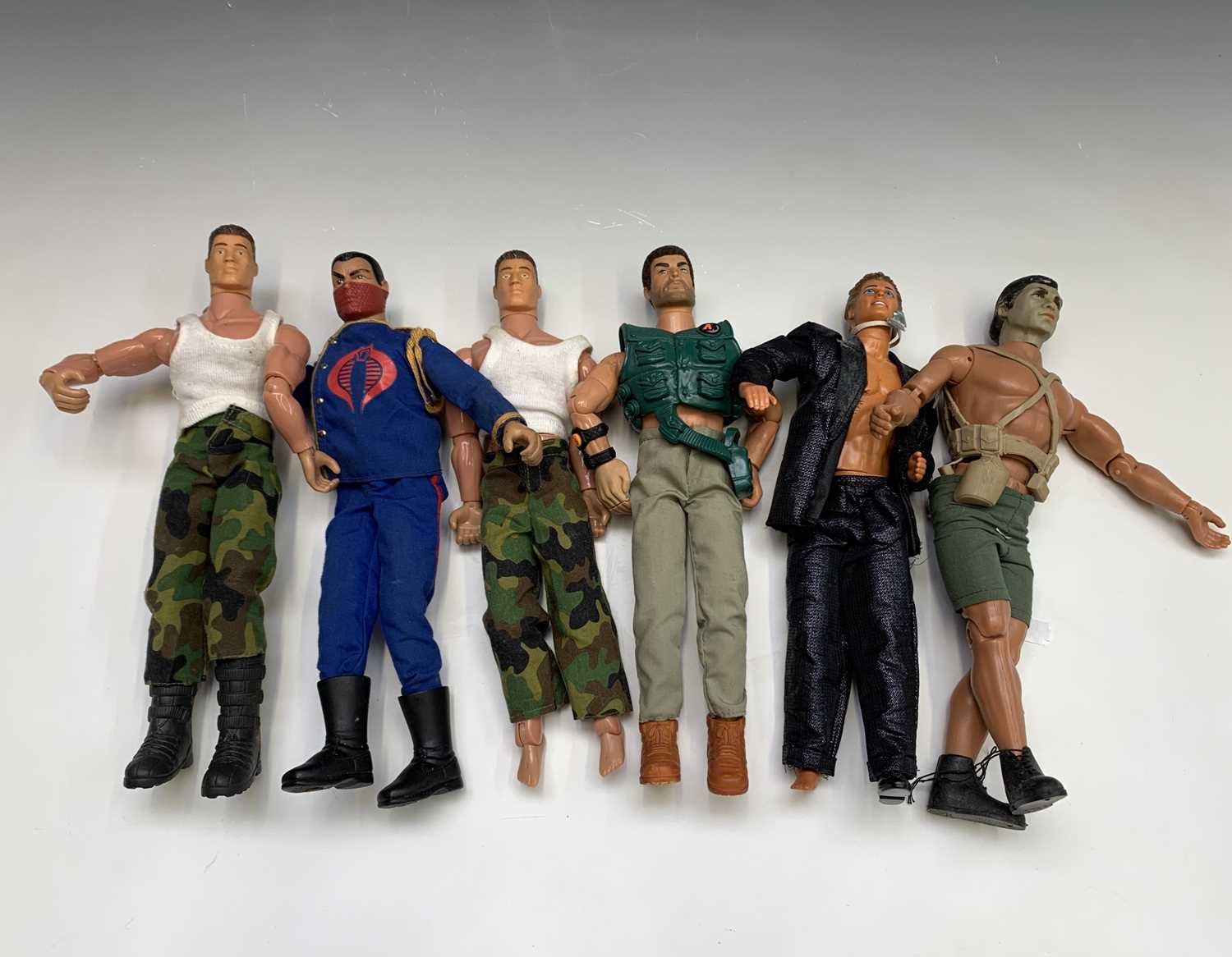 Lot 603 - ACTION MAN: Two bags containing 57 different