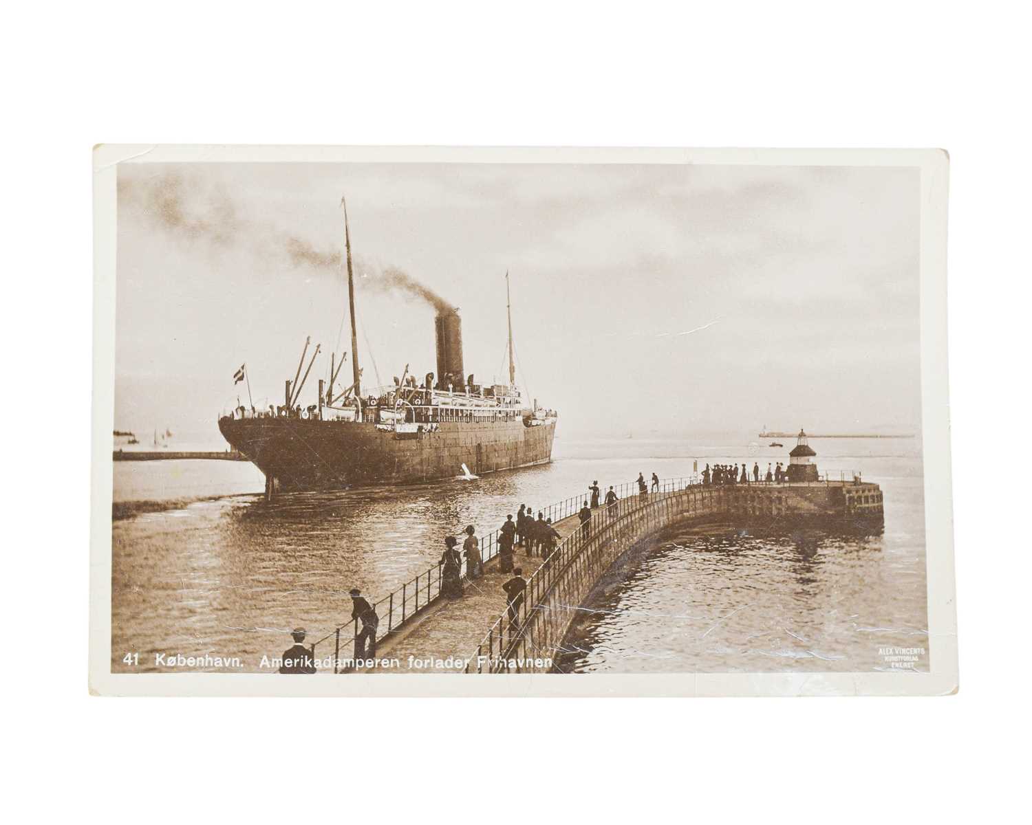Lot 245 - Shipping Postcards x 70.