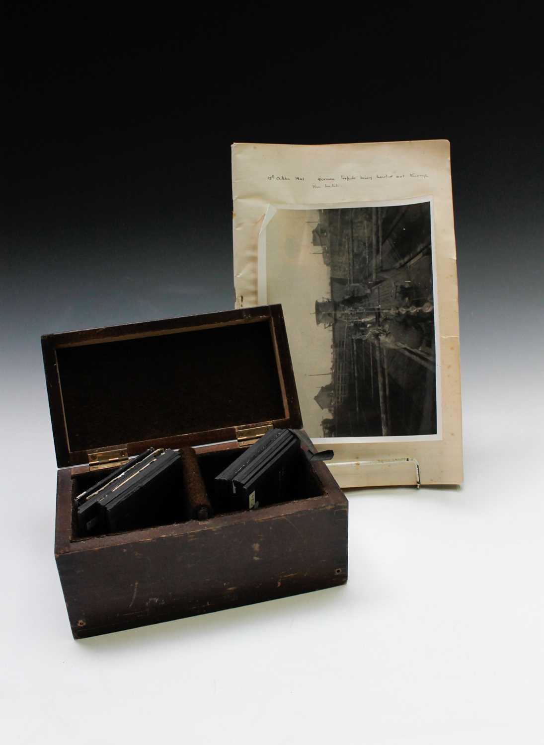 Lot 276 - Box of slides of WW2 submarines, together