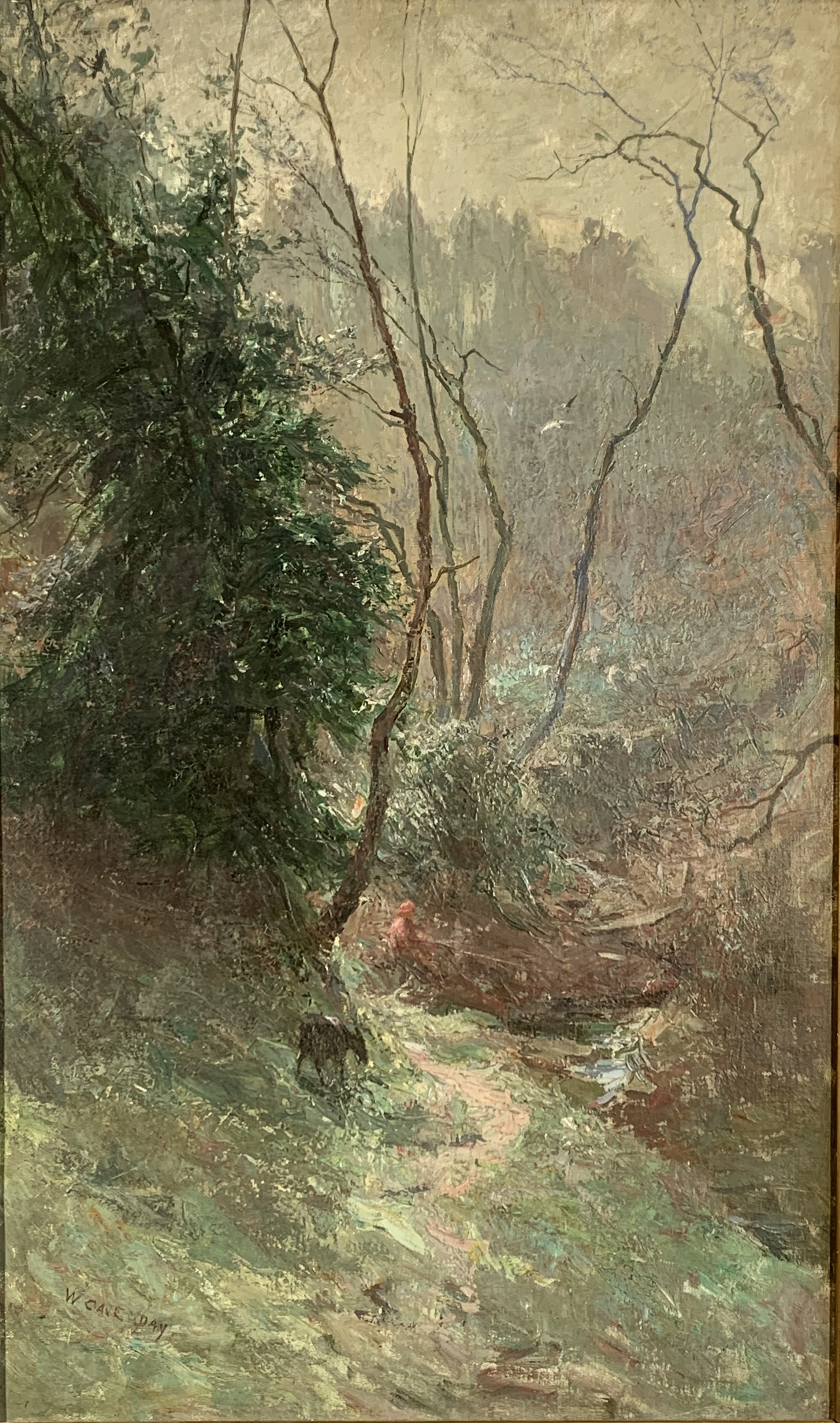 Lot 28 - William Cave DAY (1862-1924) Fishing a