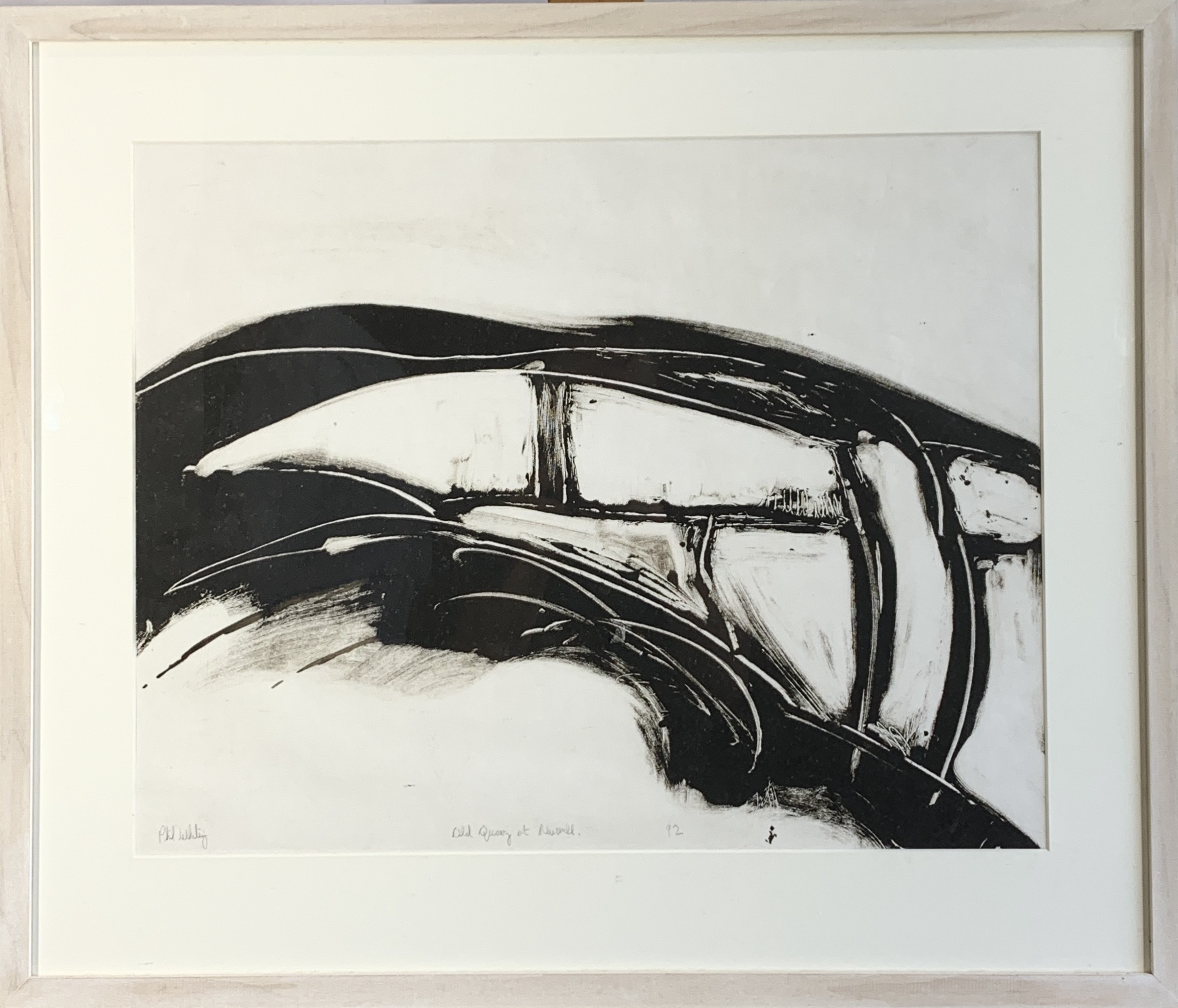 Lot 72 - Phil WHITING (1948) Old Quay at Newmill Ink
