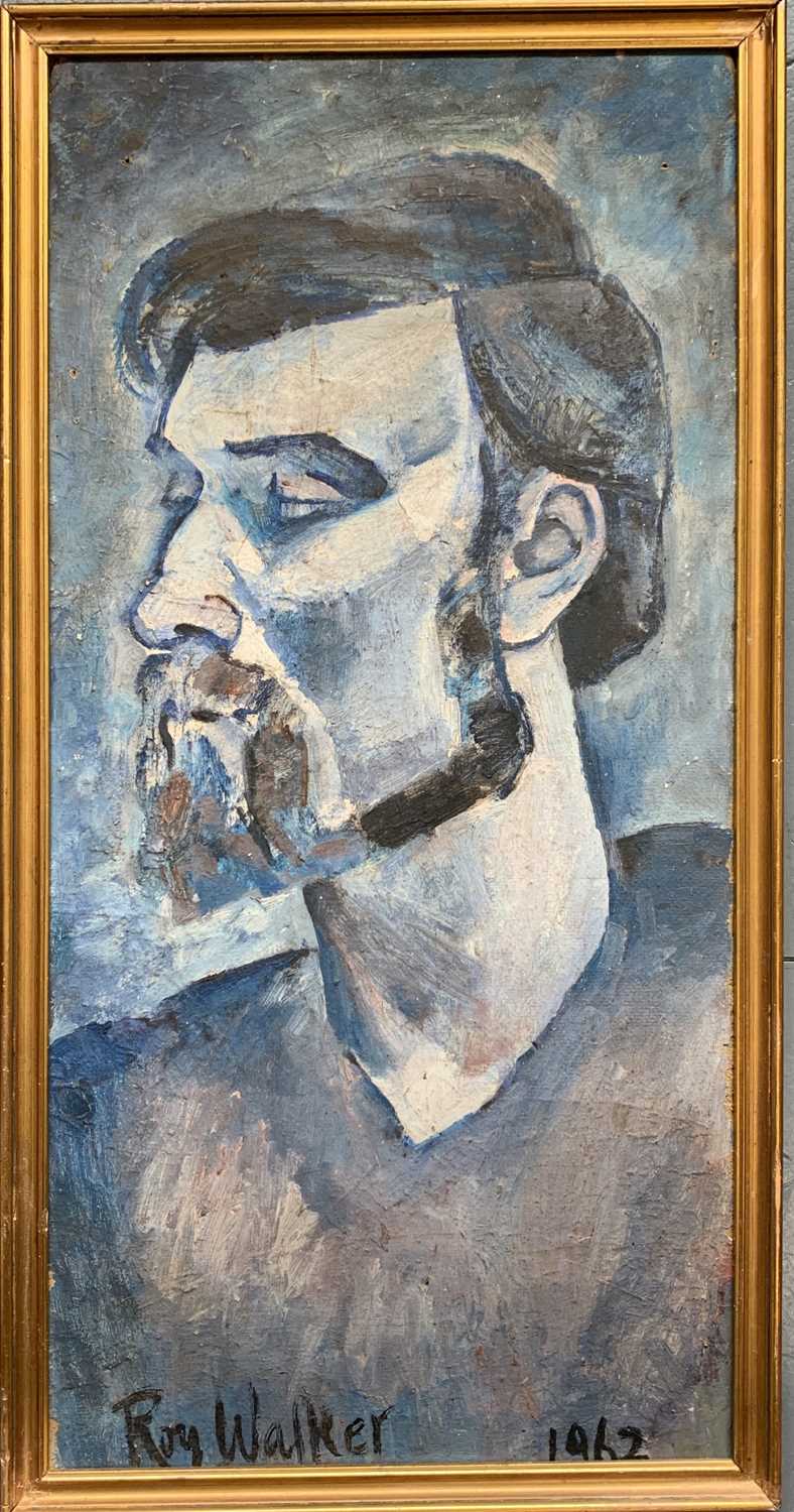 Lot 123 - Roy WALKER (1936-2001) Bearded Man Oil on