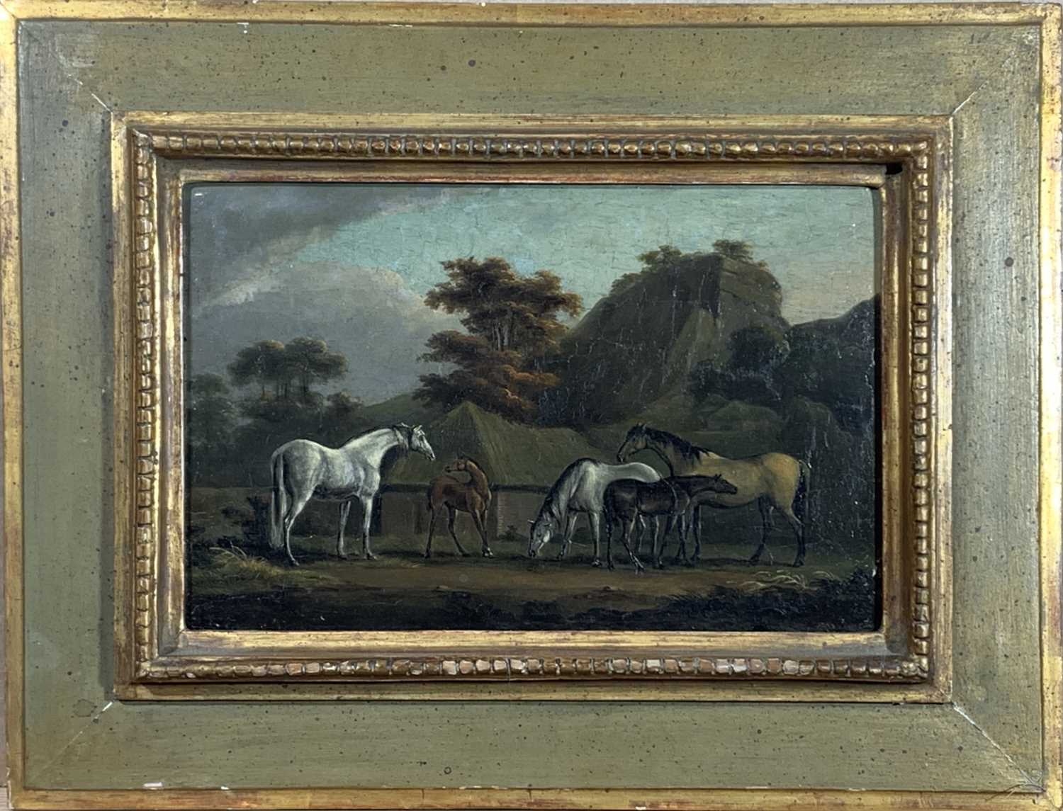 Lot 1122 - George STUBBS(Follower) (1724-1806) Horses