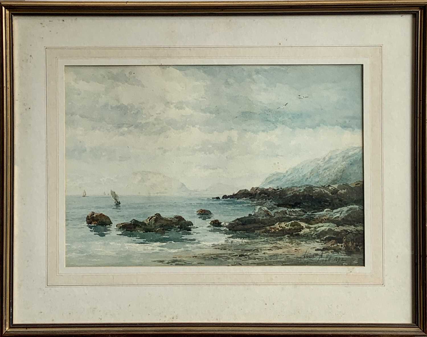 Lot 865 - Albert POLLITT (1856-1926) Low Tide
