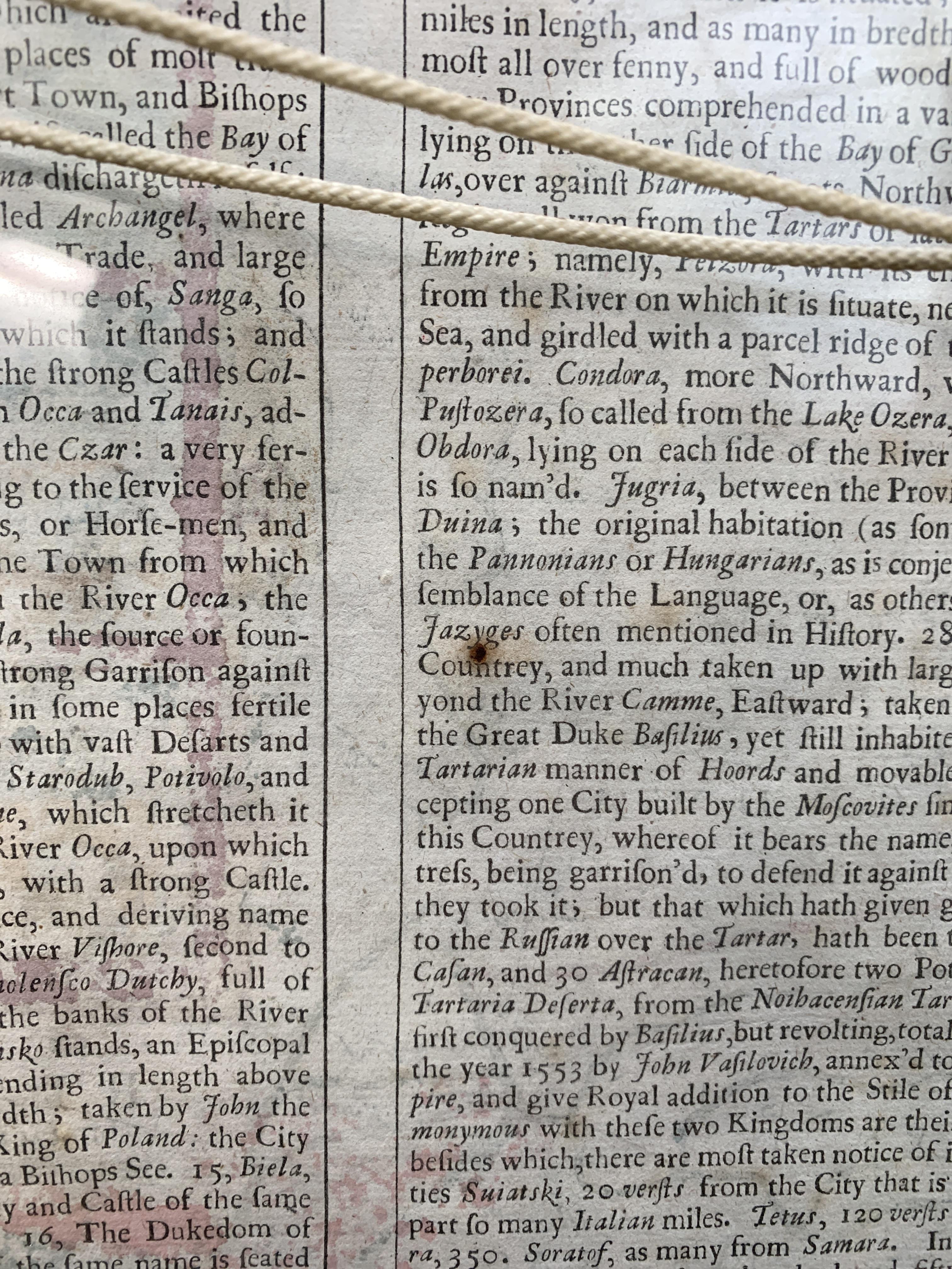 Lot 1345 - Map, handcoloured John SPEED (1552-1629) A