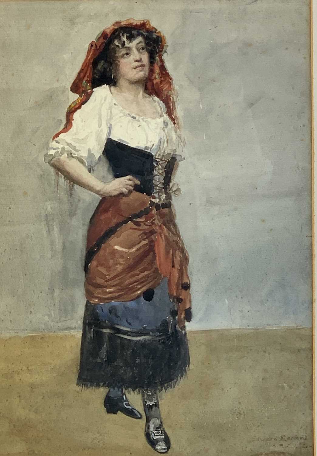 Lot 1216 - Edward RENARD (XIX-XX) The Red Shawl