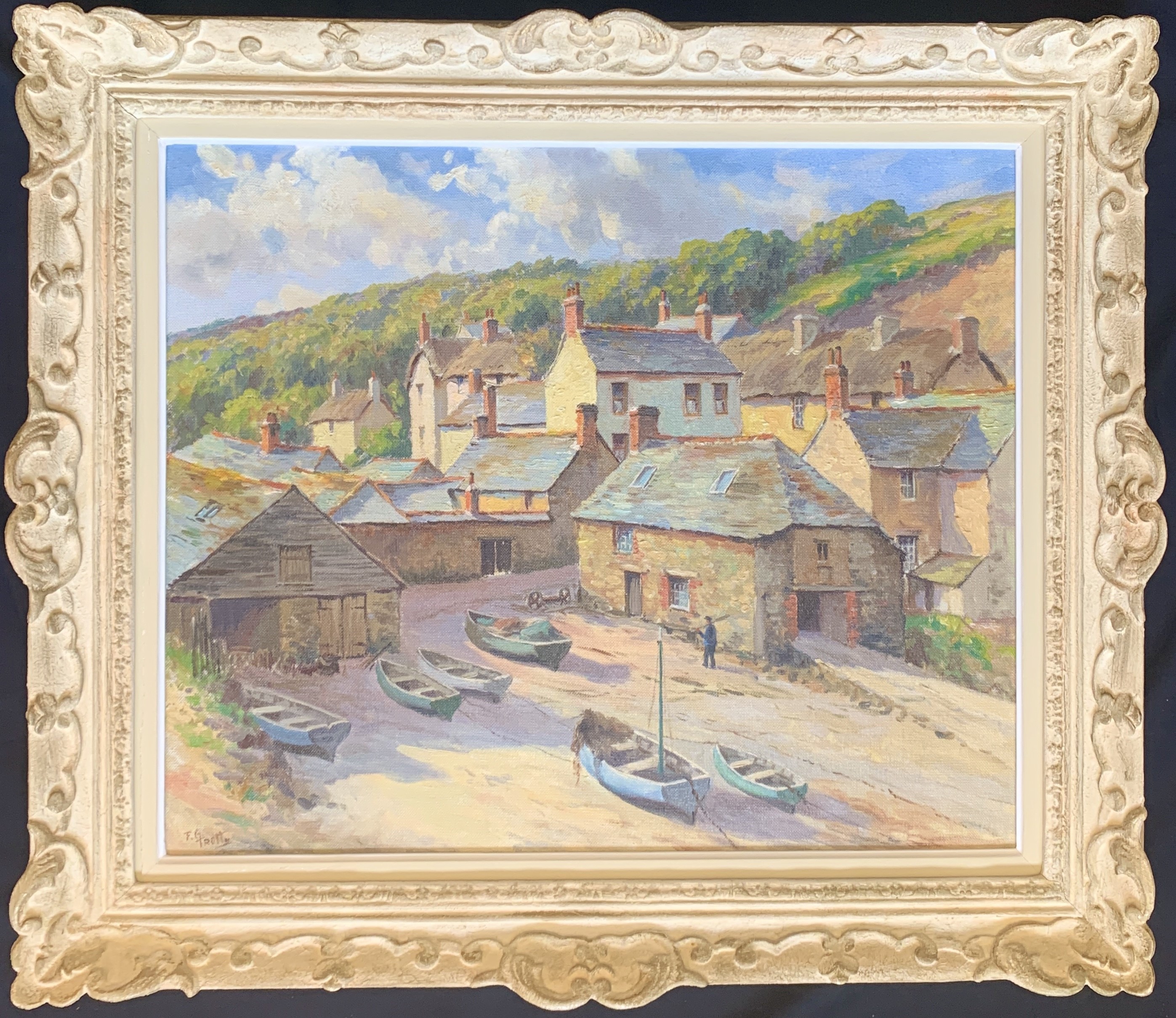 Lot 275 - Frank George TROTT (1884-1957) Cadgwith Oil
