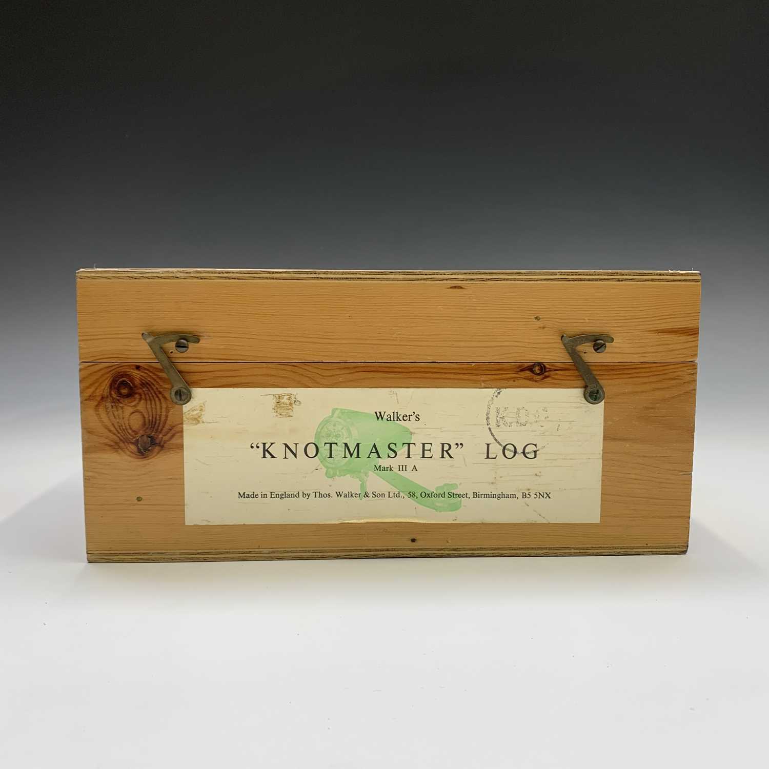 Lot 294 - A Walker's "Knotmaster" log, Mark IIIA with