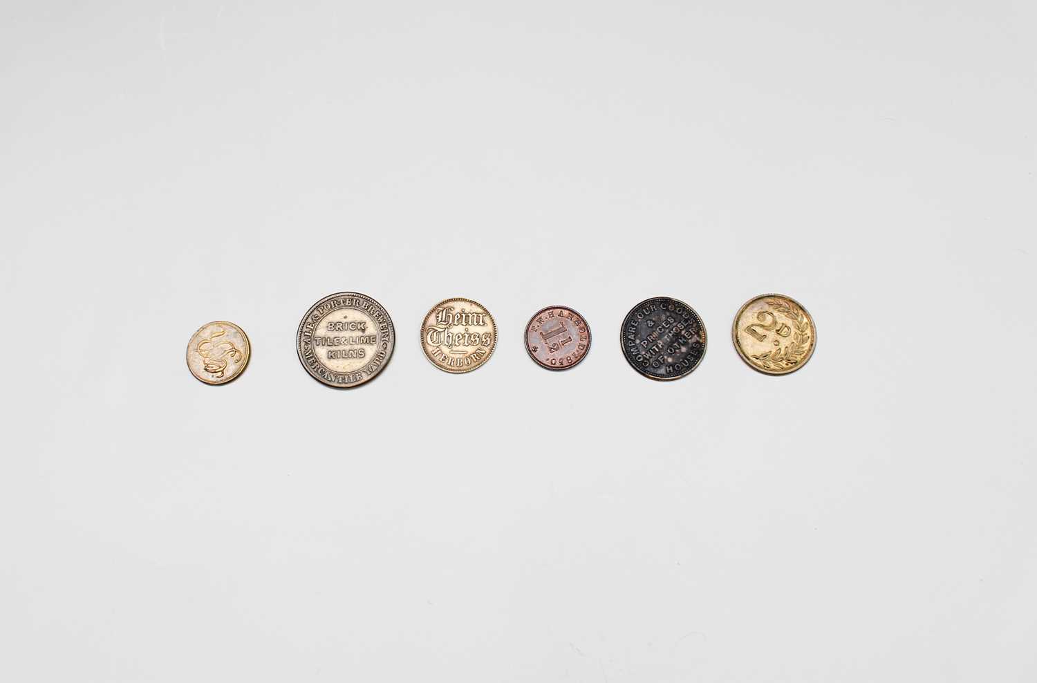 Lot 211 Pub Beer Brewery Tokens 25 Including 19th lot-211-pub-beer-brewery-tokens-25-including-19th