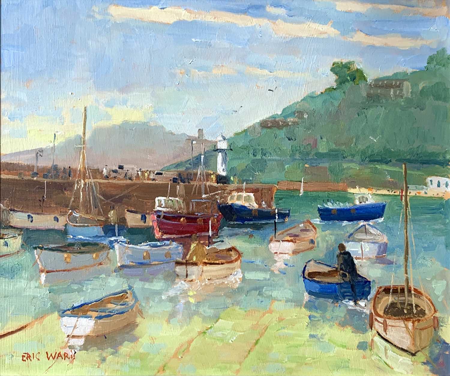 Lot 312 - Eric WARD (1945) A Busy Day at St Ives