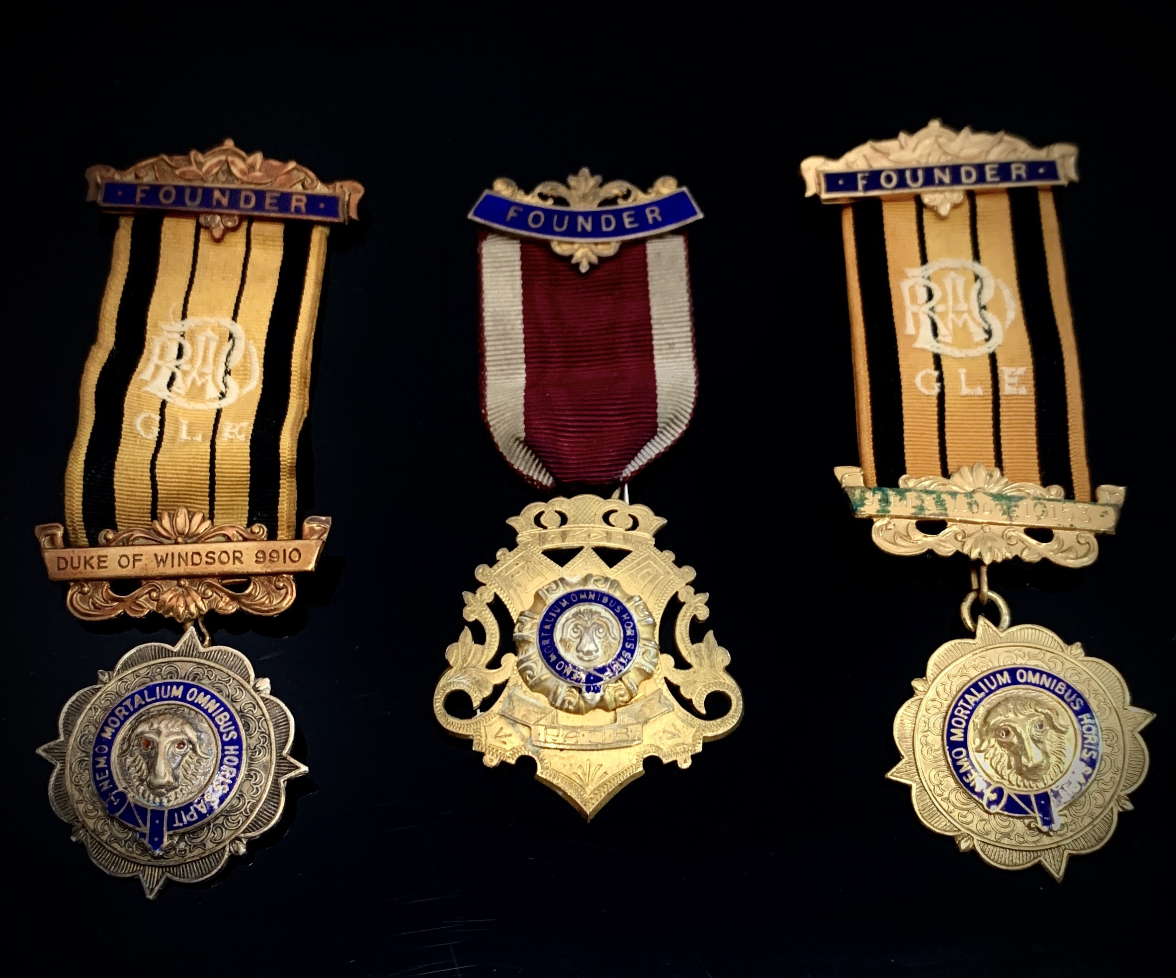 Lot 236 - RAOB medals - 3 silver/silver gilt Medals