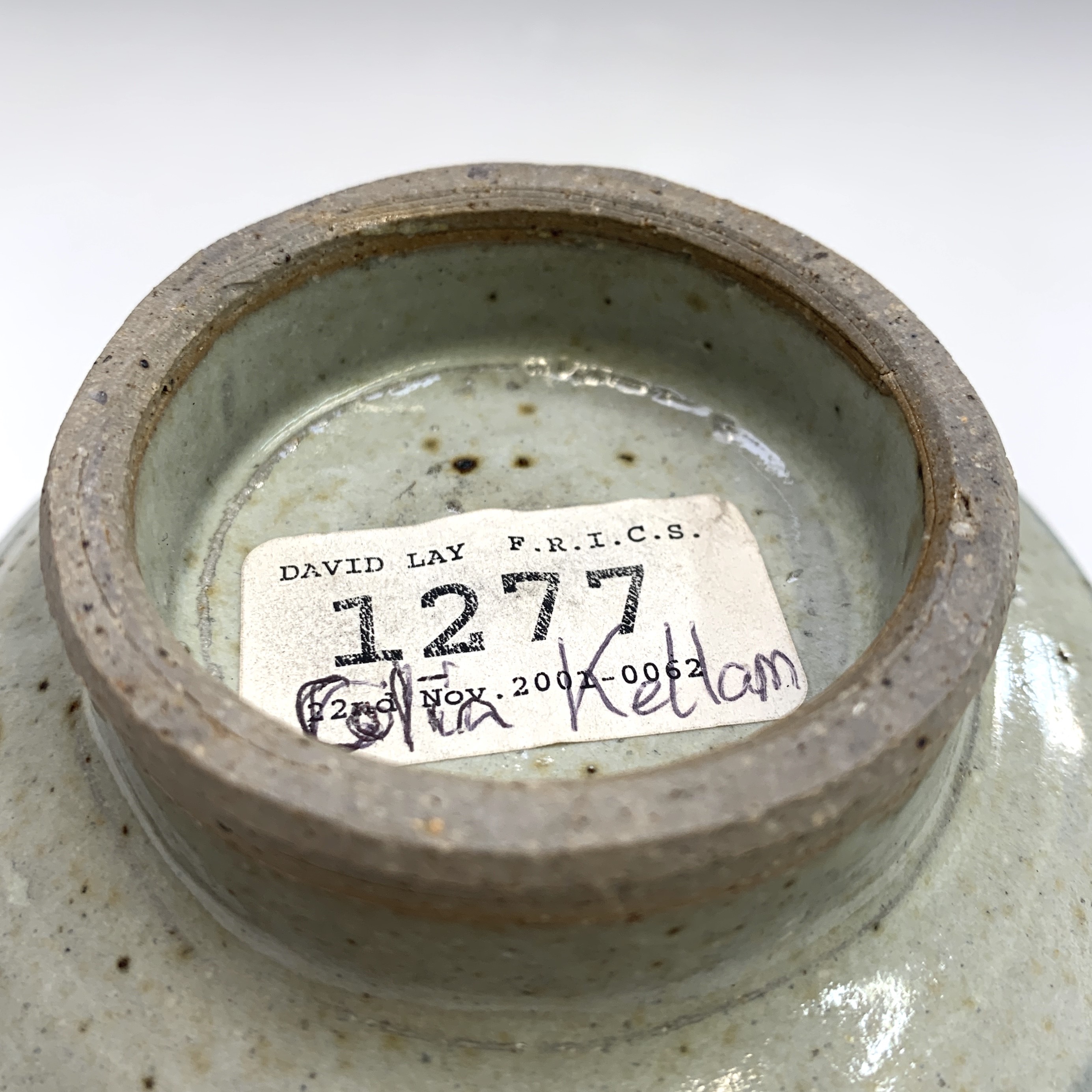 Lot 929 - A Colin Kellam studio pottery vase, with