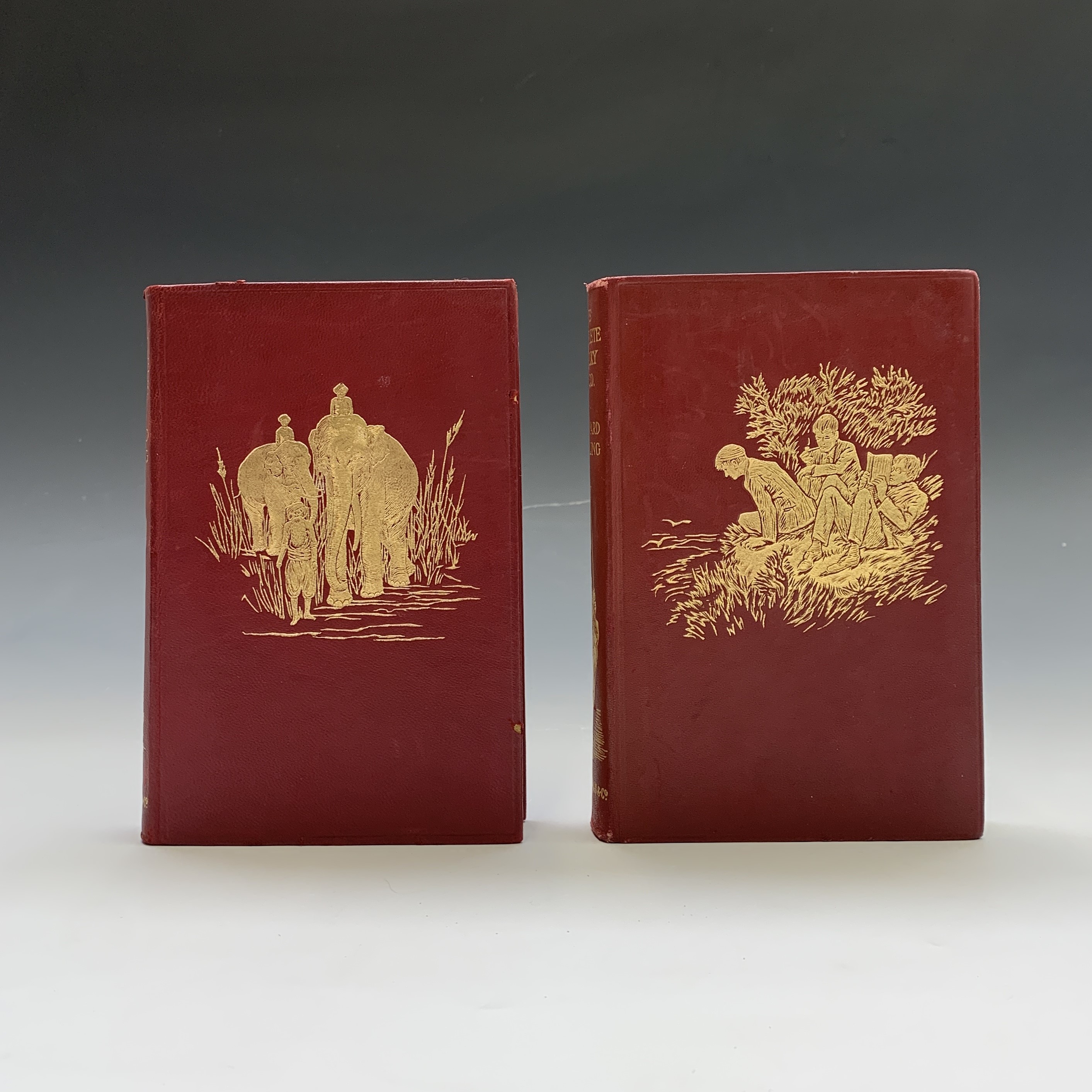 Lot 1205 - RUDYARD KIPLING "The Two Jungle Books"