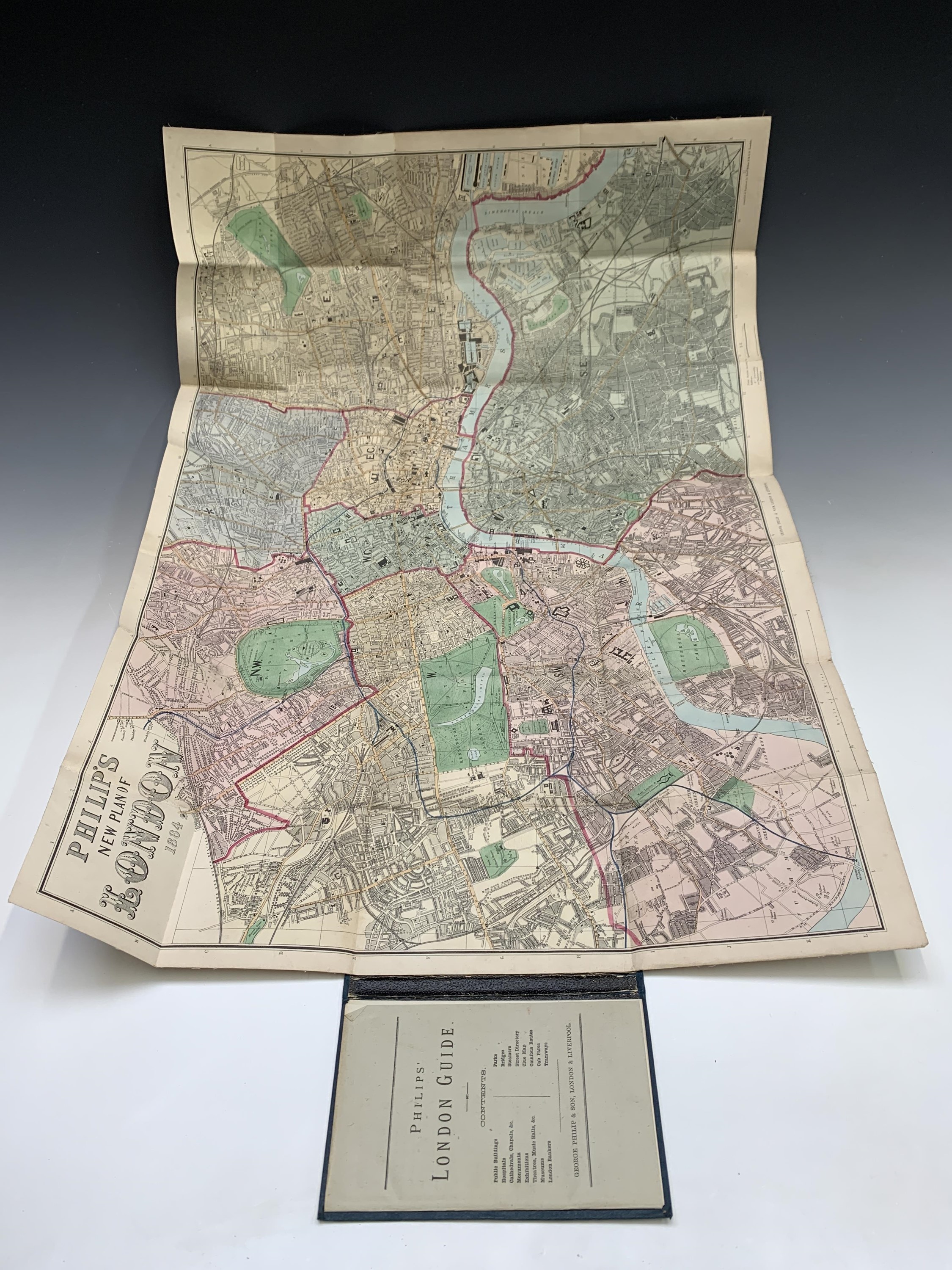 Lot 1248 - MAPS Four folding maps, including Road Map