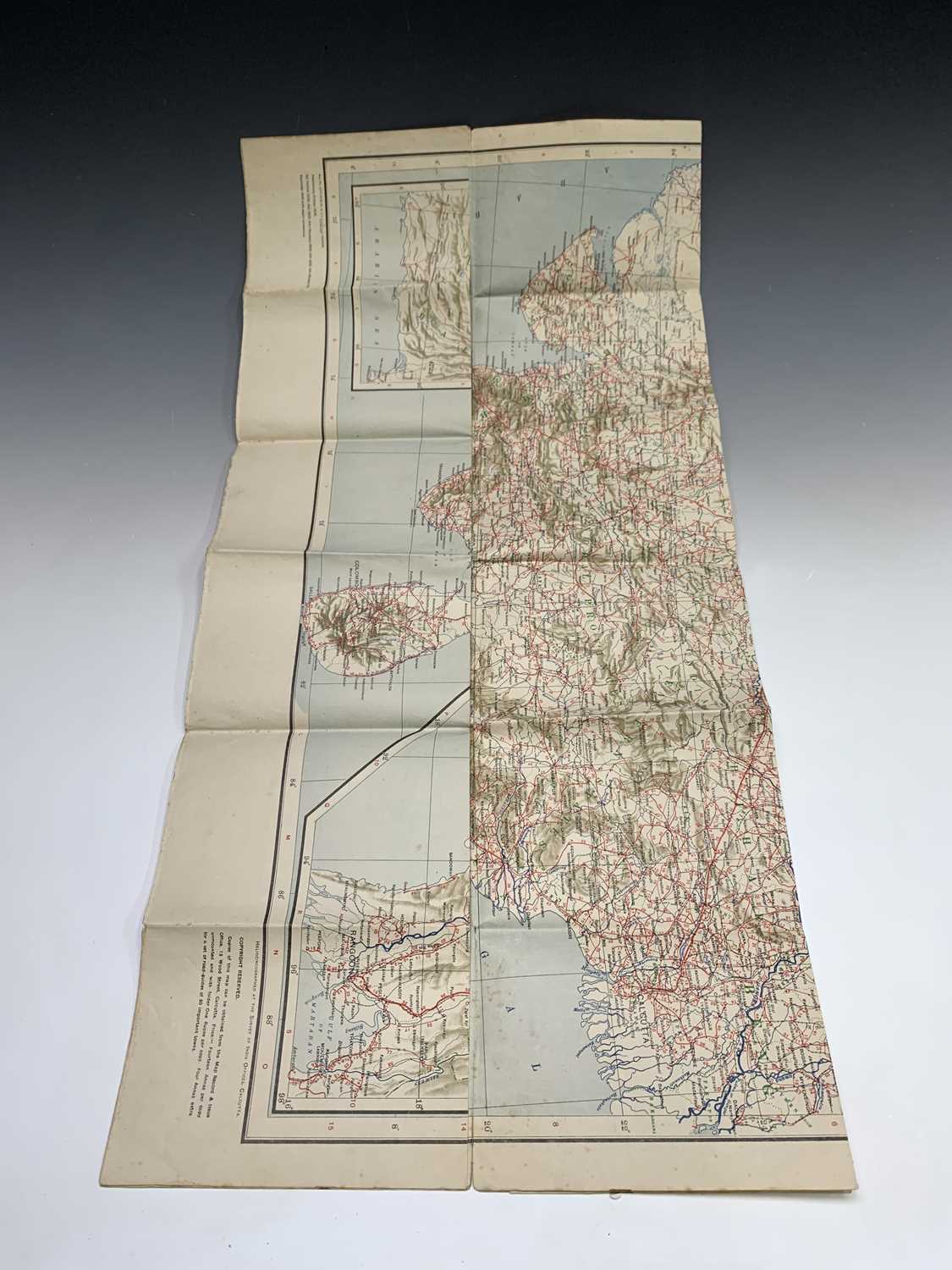 Lot 1248 - MAPS Four folding maps, including Road Map