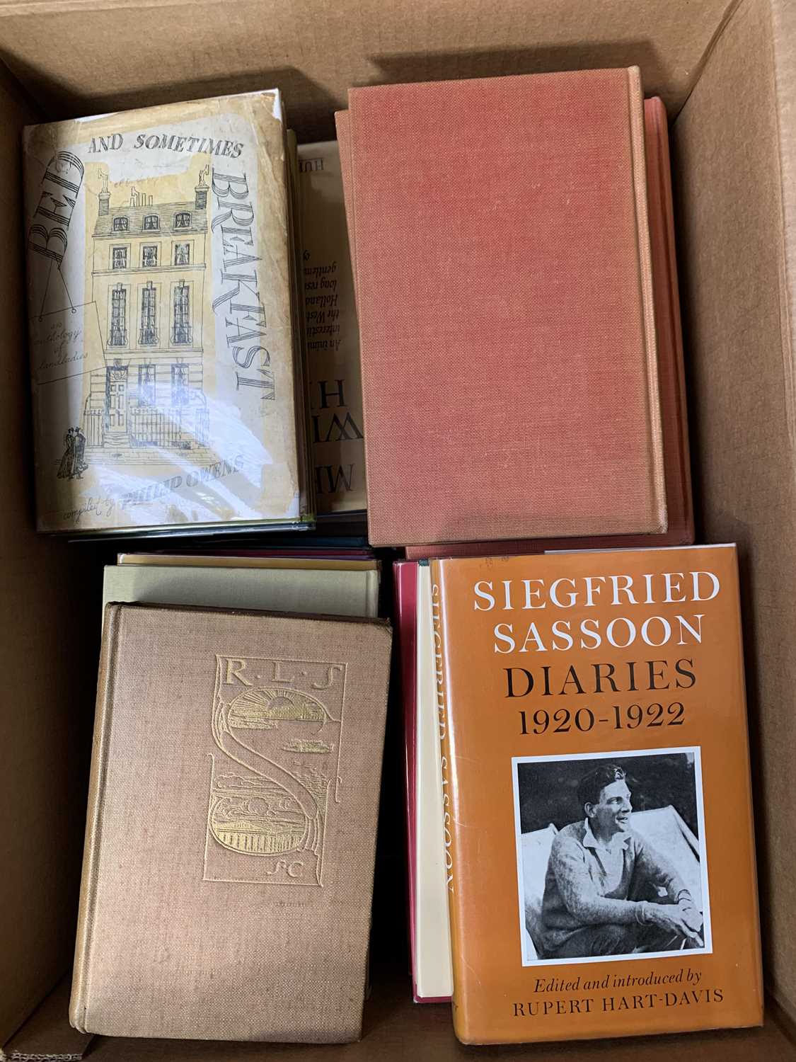 Lot 1346 - SIEGFRIED SASSOON. 'Diaries'; Plus other