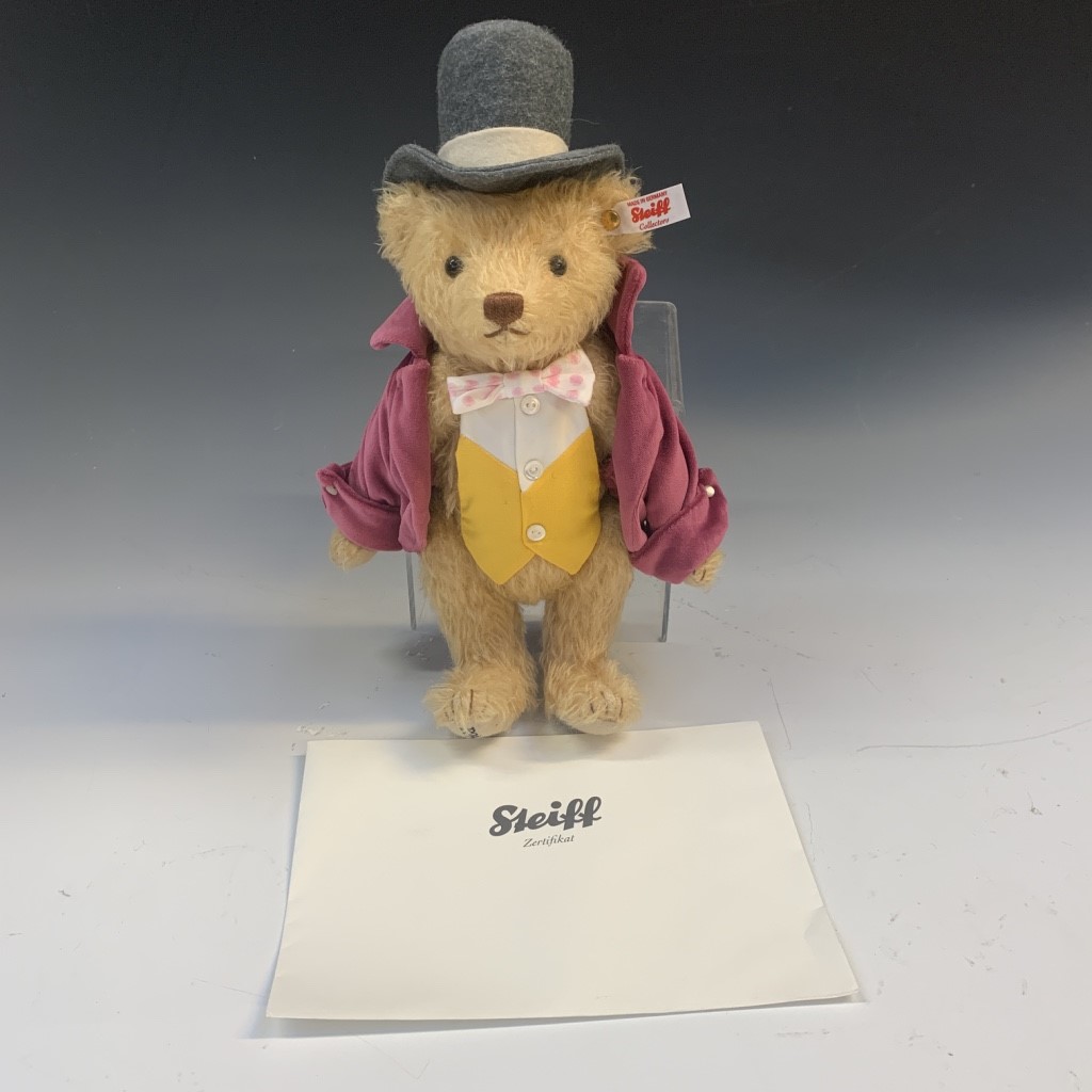 Lot 550 - Teddy Bear - Steiff. Roald Dahl Willy Wonka