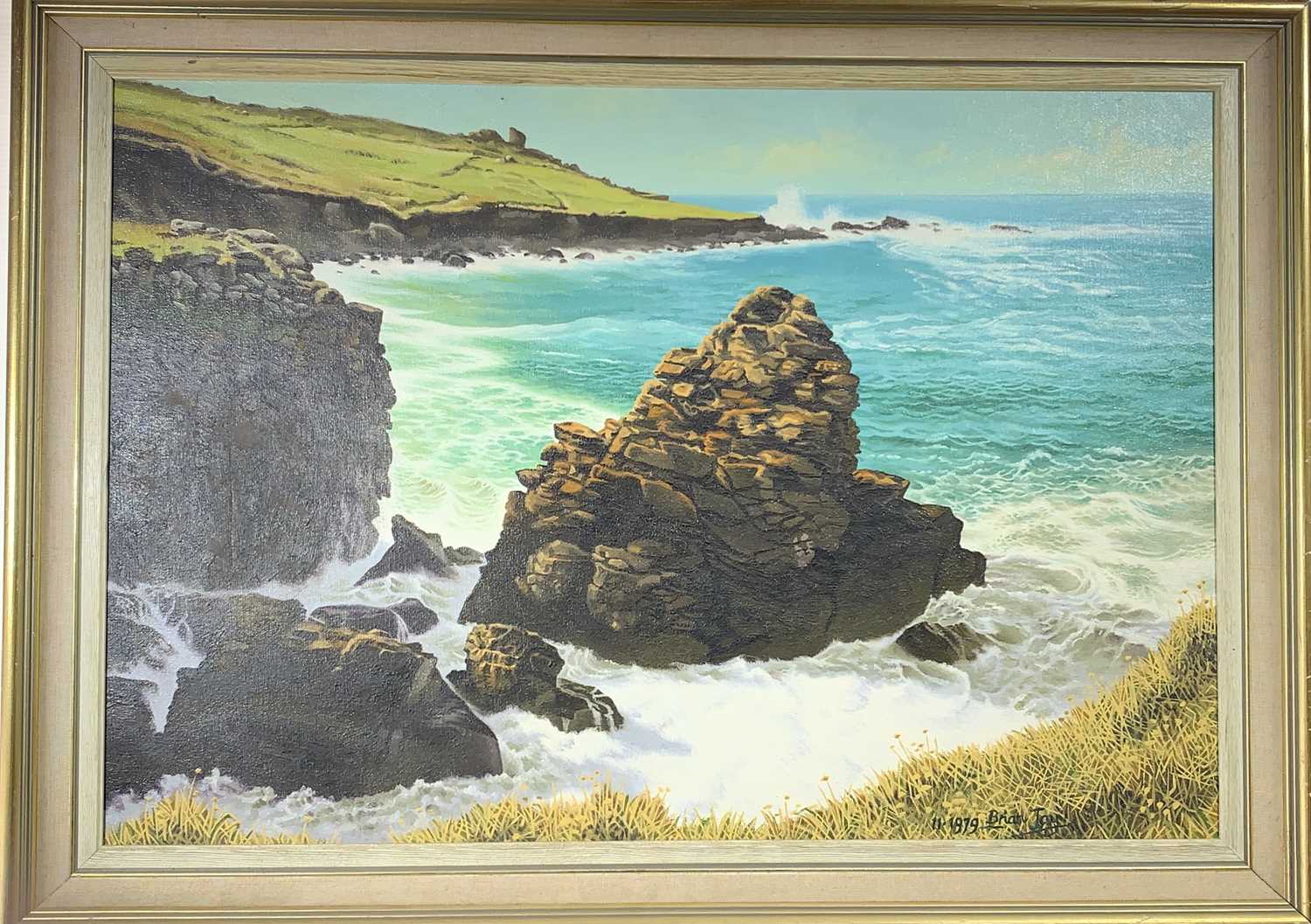 Lot 1486 - Brian JAY (b.1943) Cornish coastal