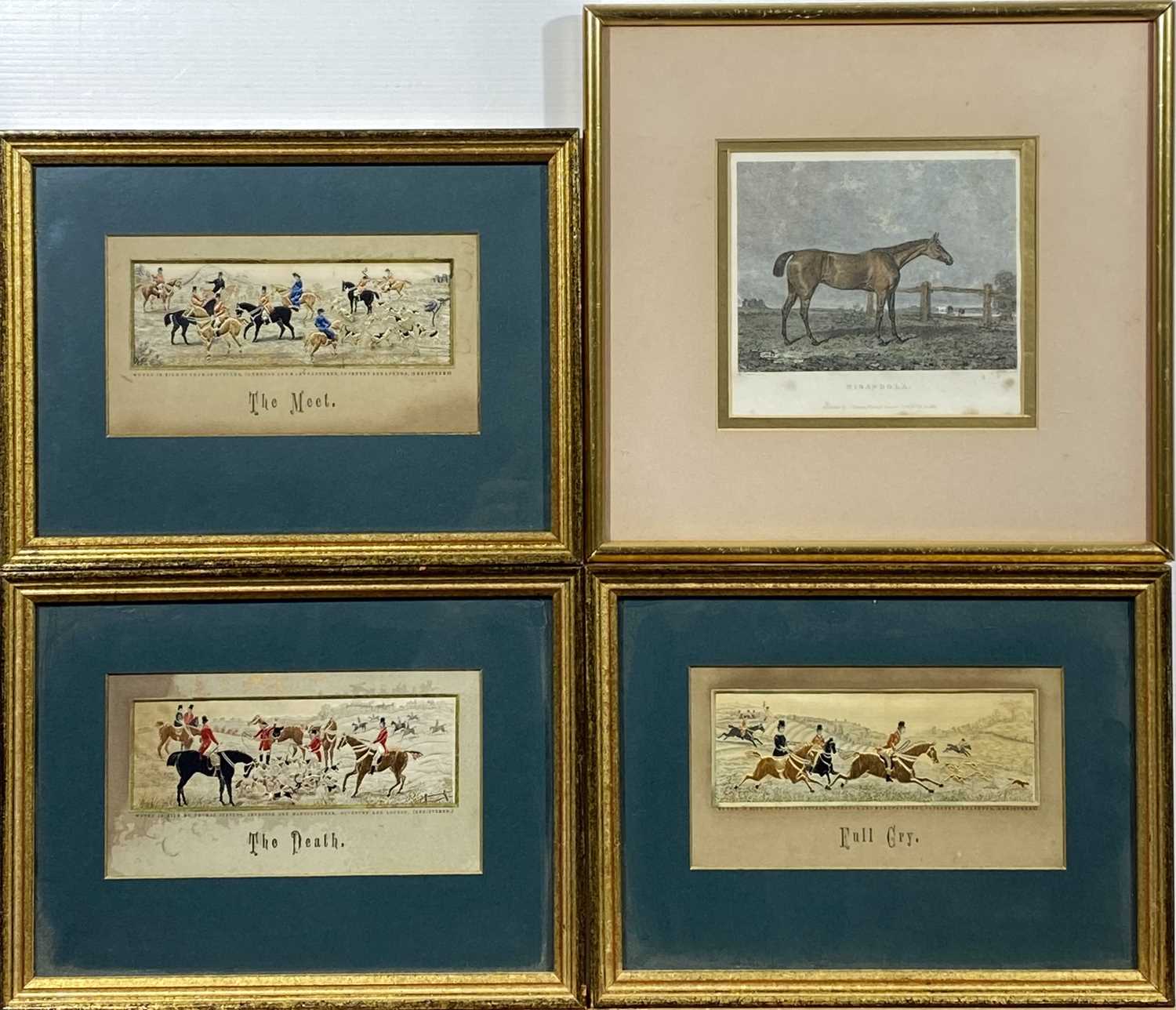 Lot 1517 - A set of three Stevengraphs The Meet, Full