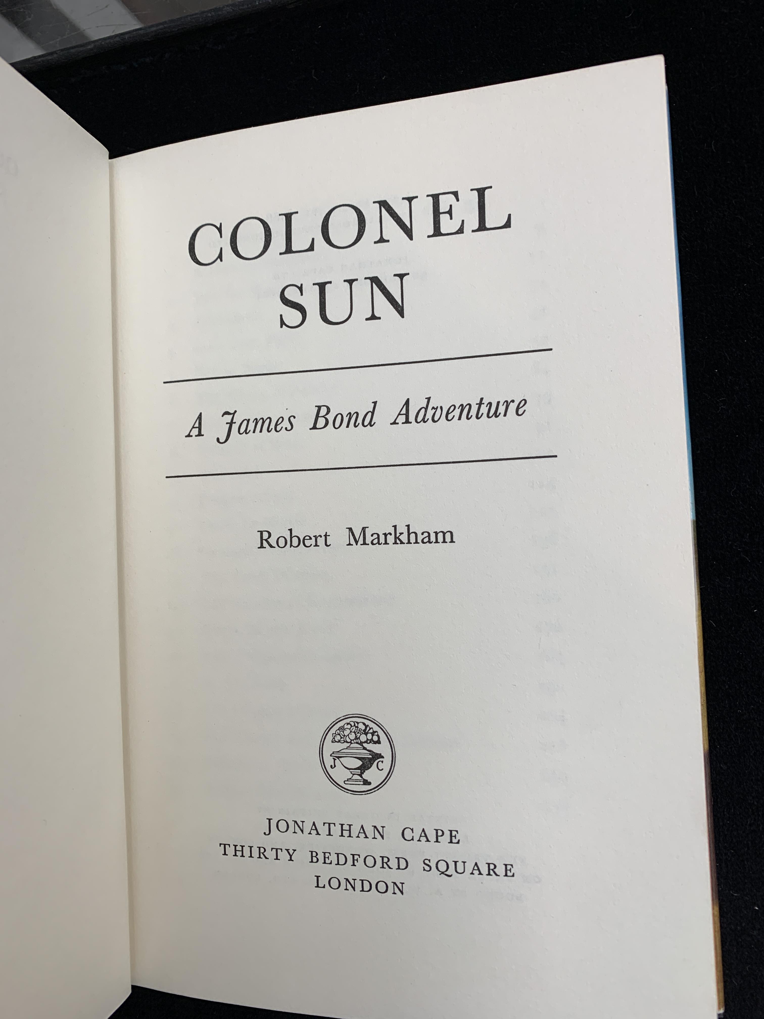 Lot 1388 - JAMES BOND. 'Colonel Sun, A James Bond