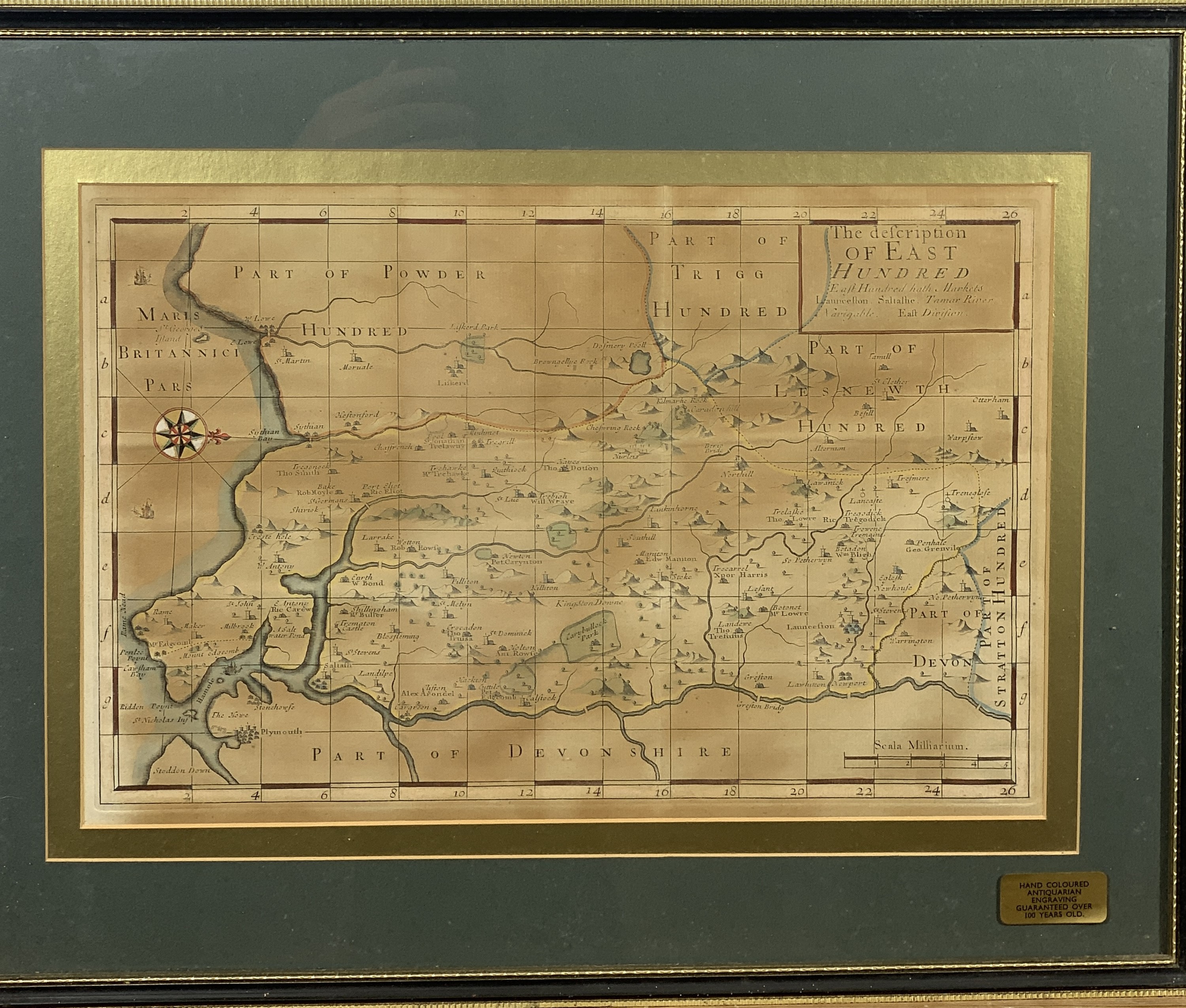Lot 1562 - John NORDEN His county map and eight maps