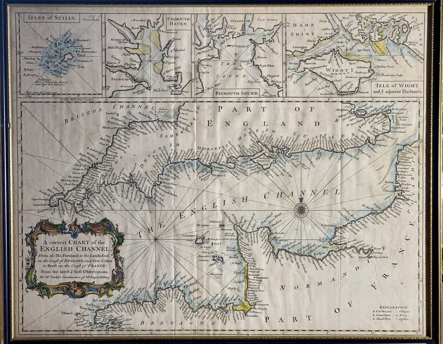 Lot 1504 - A Correct Chart of the English Channel