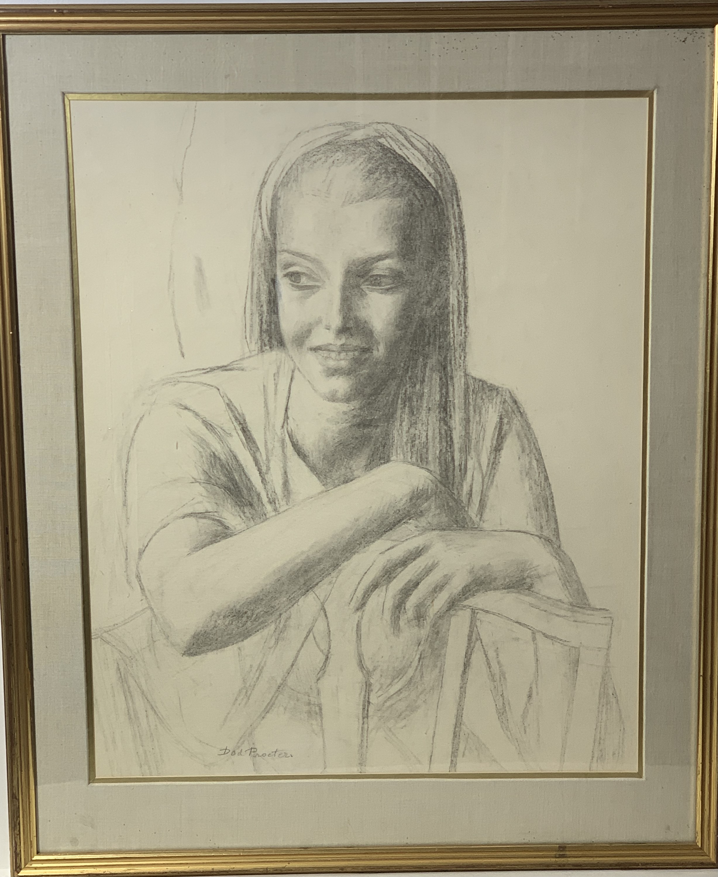 Lot 64 - Dod PROCTER (1891-1972) Pencil portrait