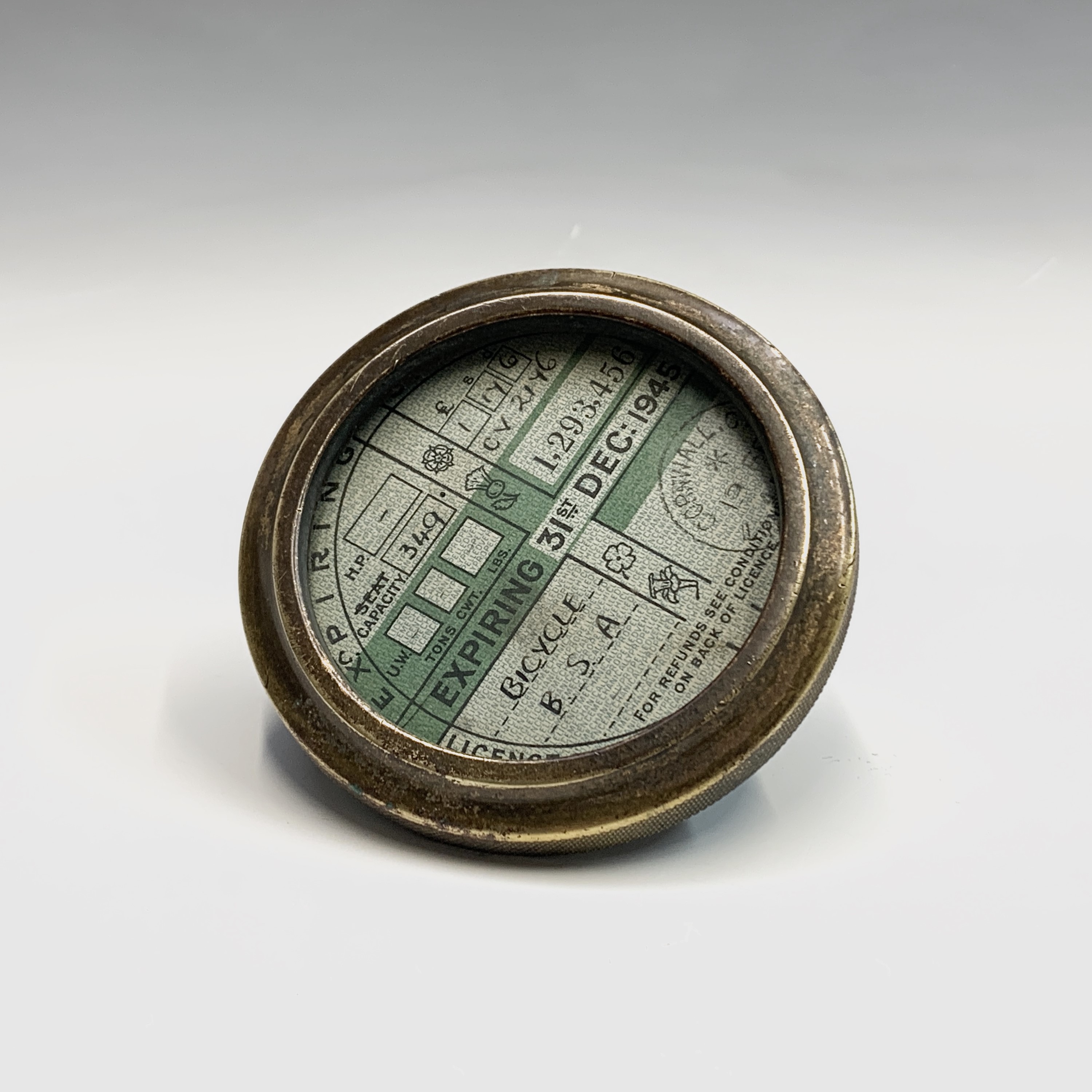 Vintage tax disc holder store