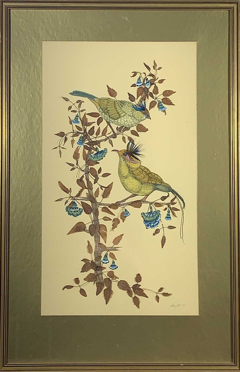 Lot 1544 - Jean HAYLETT (20th Century) Birds on a
