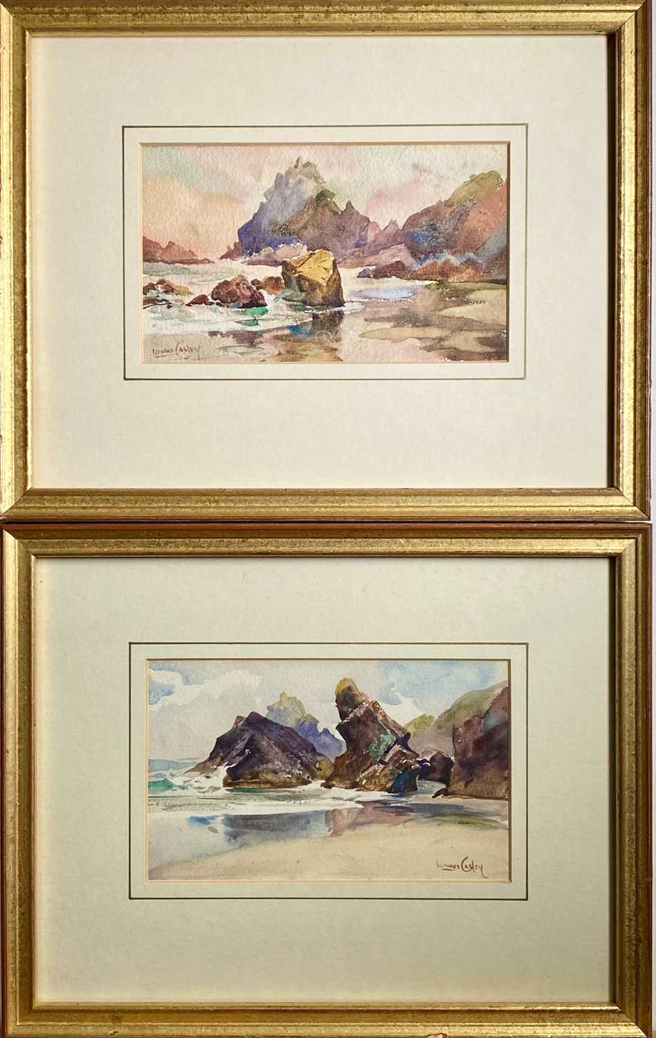 Lot 320 - Leonard CASLEY Kynance Cove A pair of