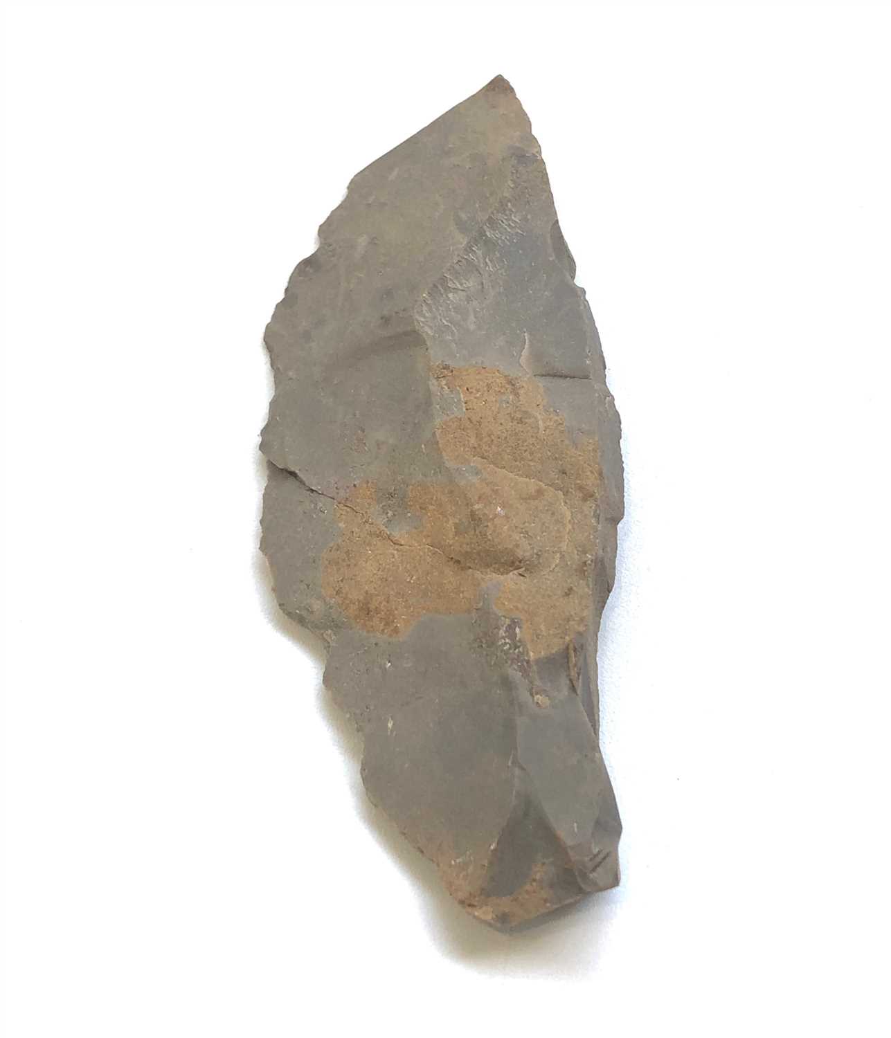 Lot 400 - Blade knife tool, Mesolithic chert, Ex Dr M.