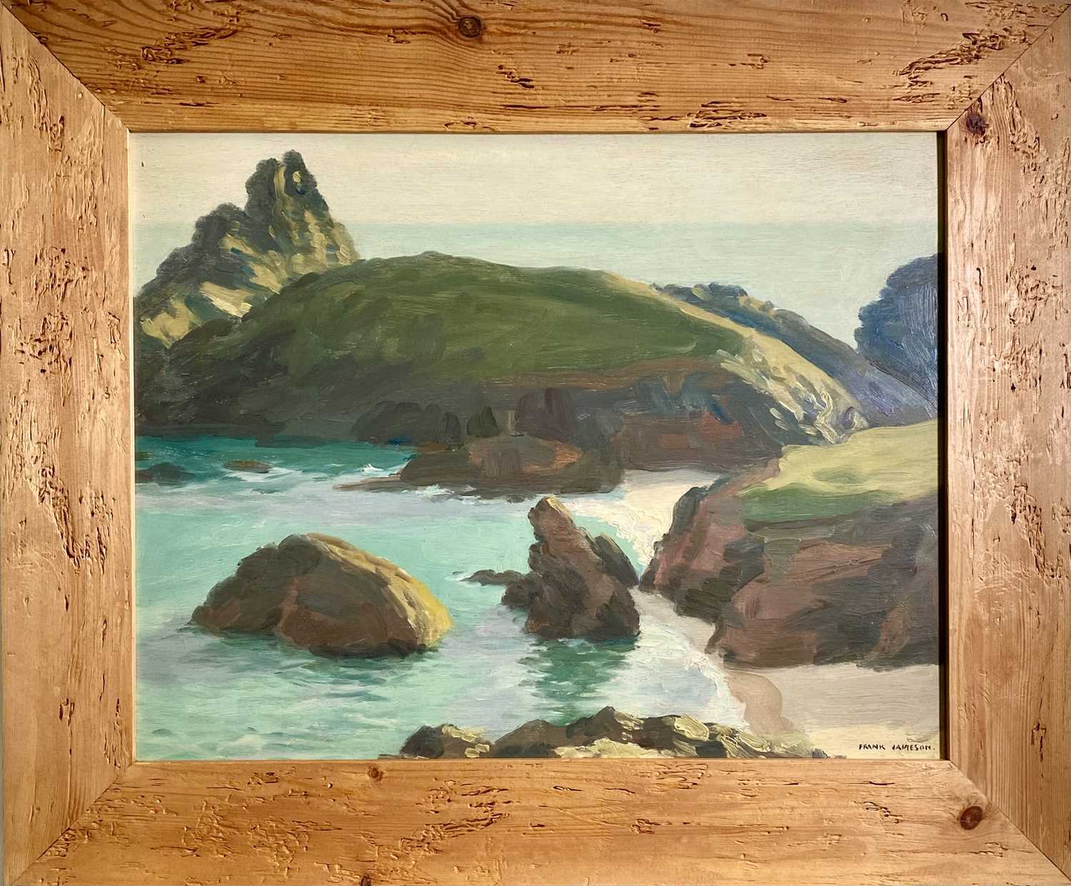 Lot 144 - Frank JAMESON (1899-1968) Kynance Cove Oil
