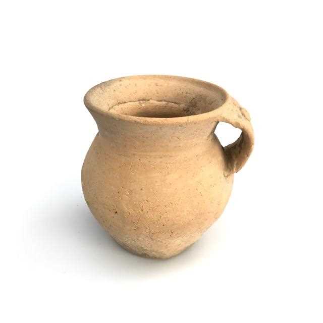Lot 507 - Neolithic Handeled Pot, Palestine Ceramic,