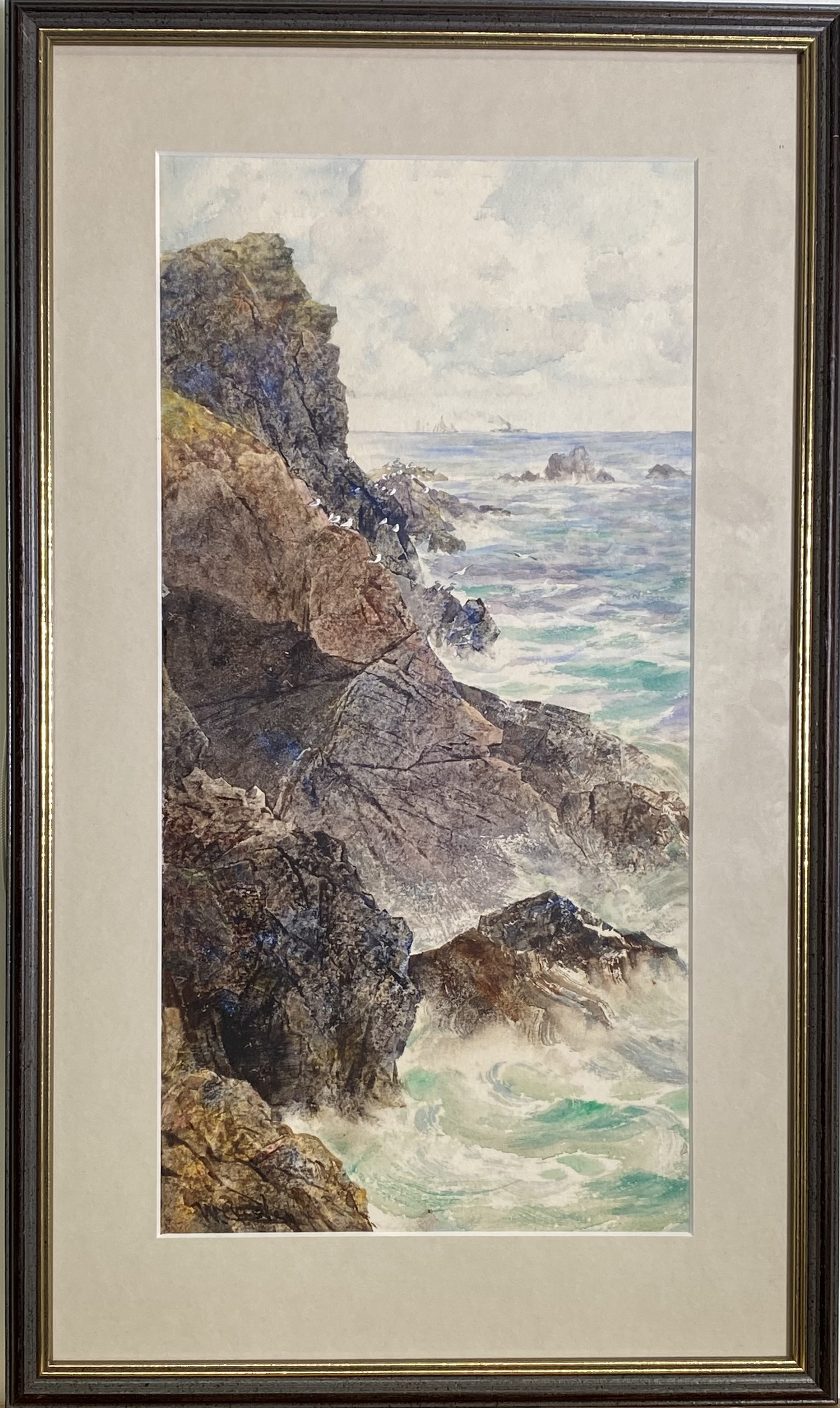 Lot 171 - William CASLEY (1867-1921) The Lizard Coast