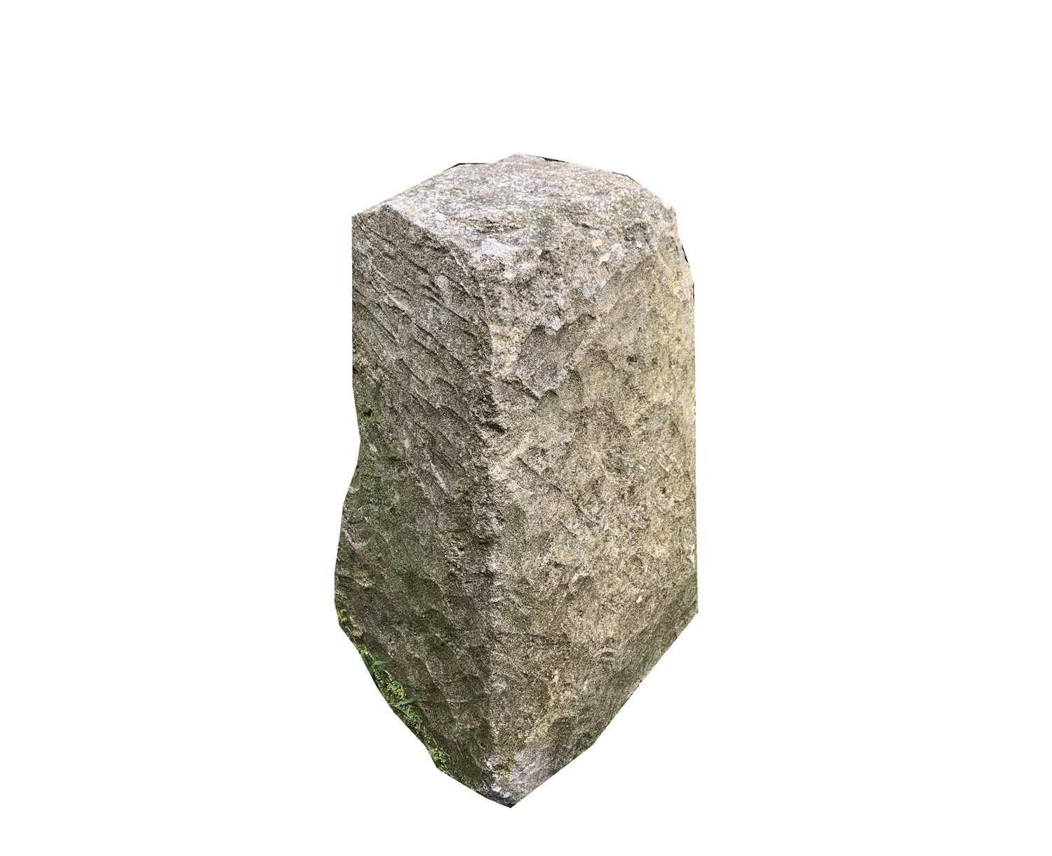 Lot 620 - A limestone staddle stone base. Approx.