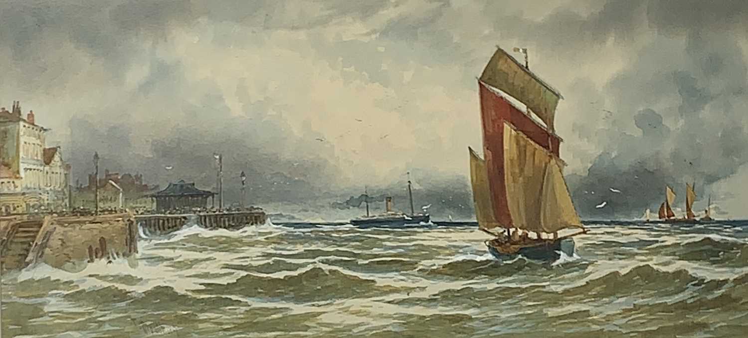 Lot 676 - Thomas MORTIMER (act.1880-1920) Shipping off