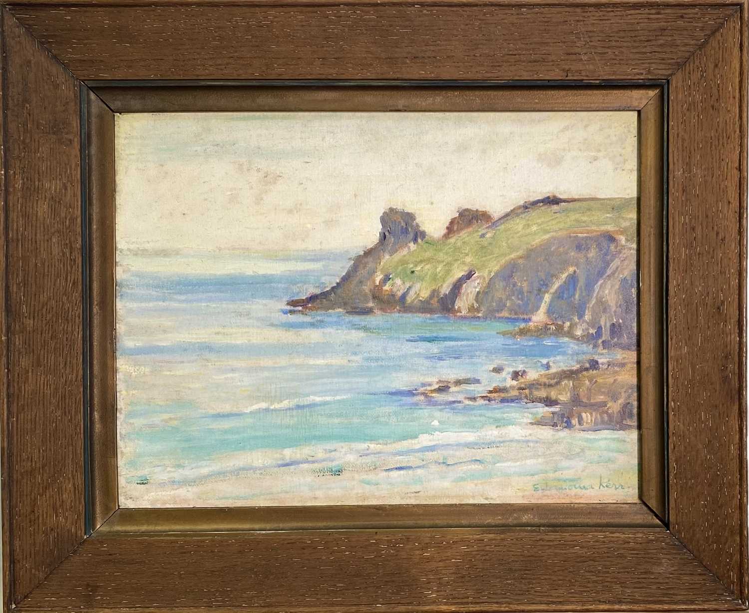Lot 95 - Elizabeth Lamorna KERR (1905-1990) Cliffs at