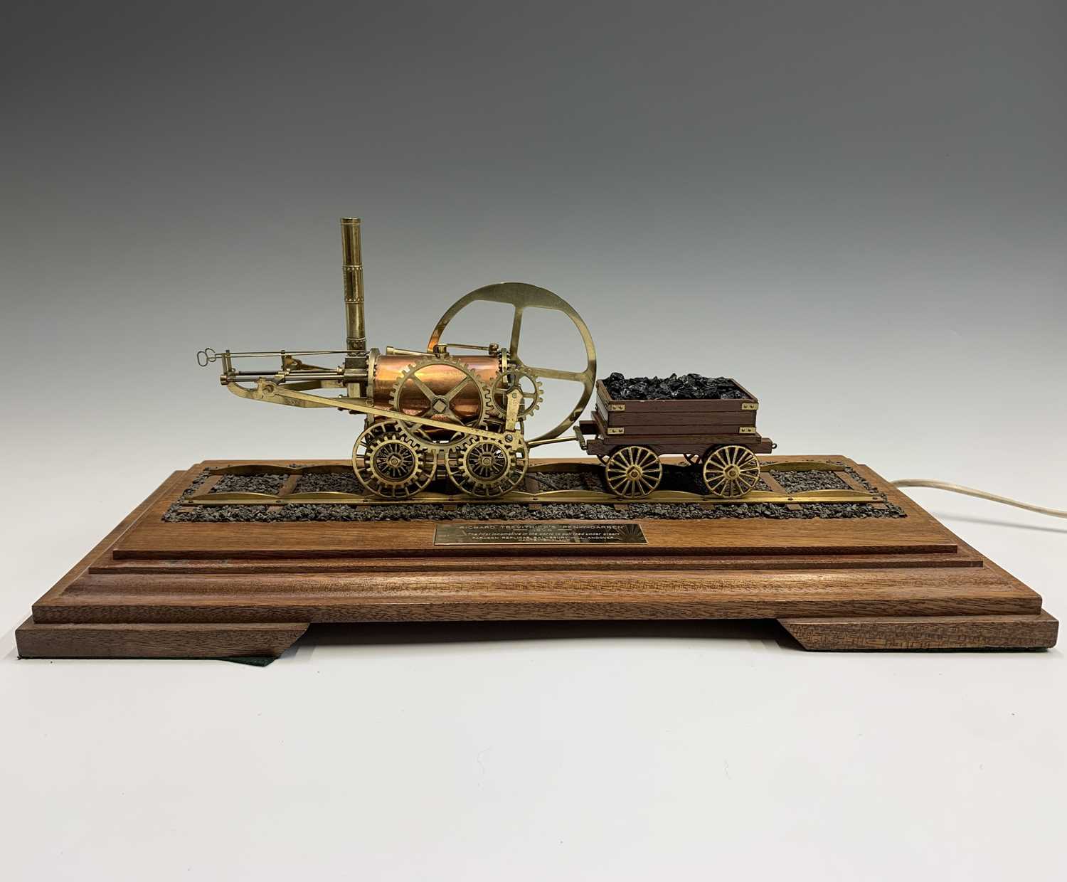 Lot 23 - A copper and brass model of Richard