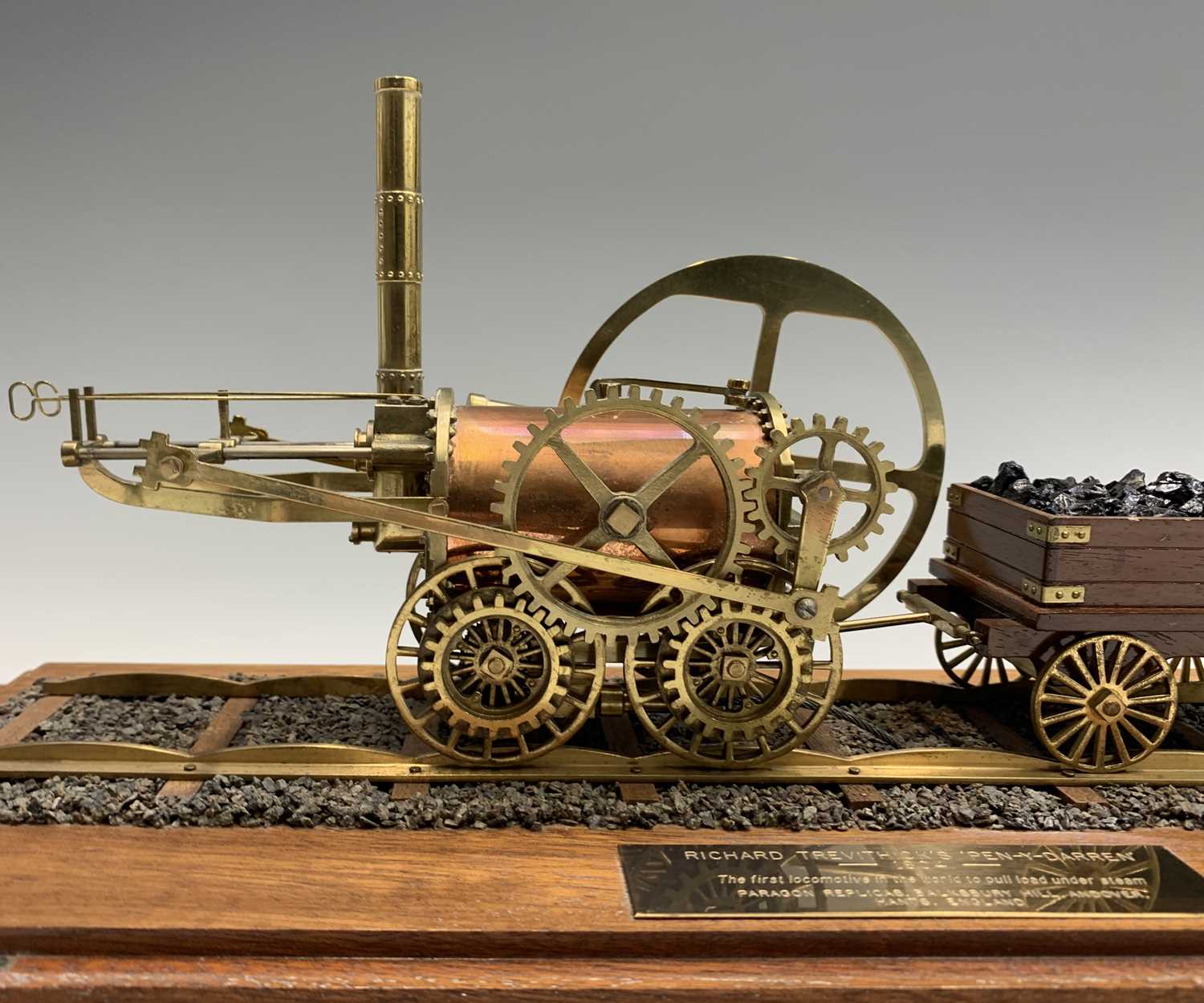 Lot 23 - A copper and brass model of Richard
