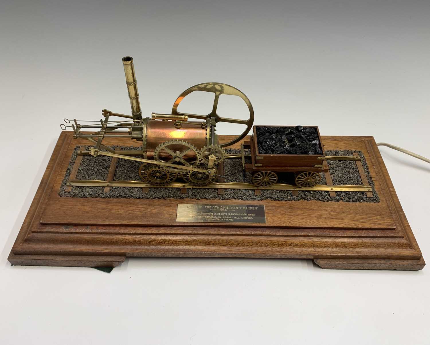 Lot 23 - A copper and brass model of Richard