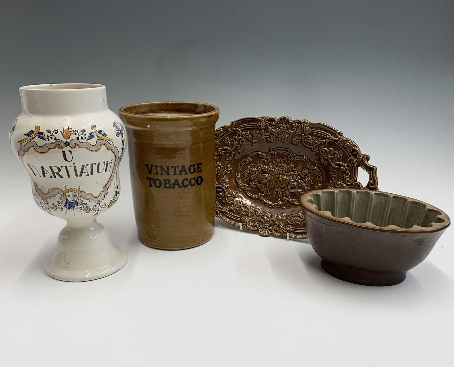 Lot 984 - An Ogden's of Liverpool retailers stoneware
