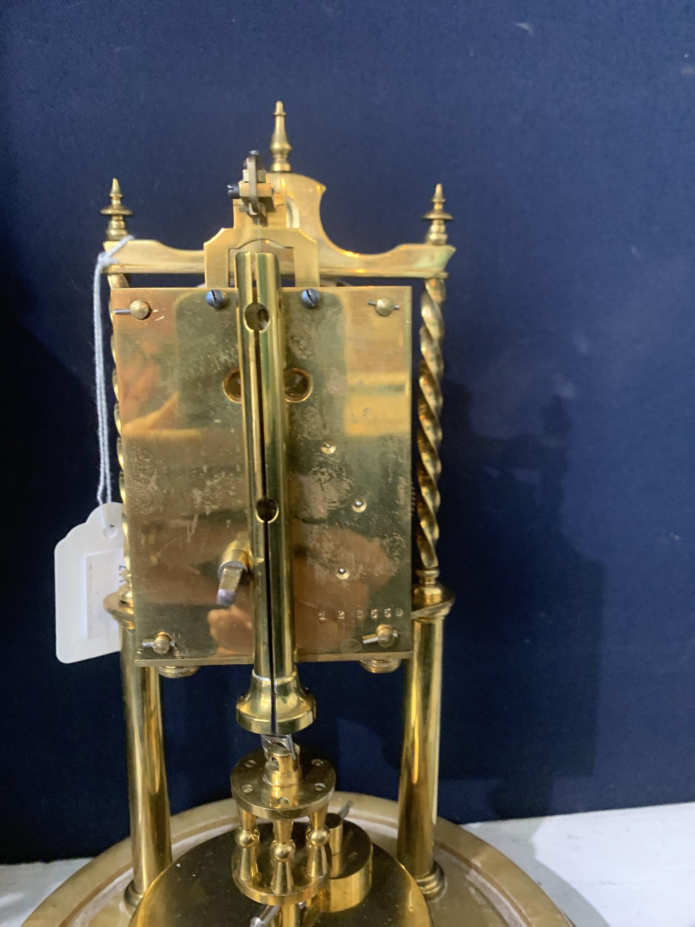 Lot 2919 - A rare German brass 400 day calendar