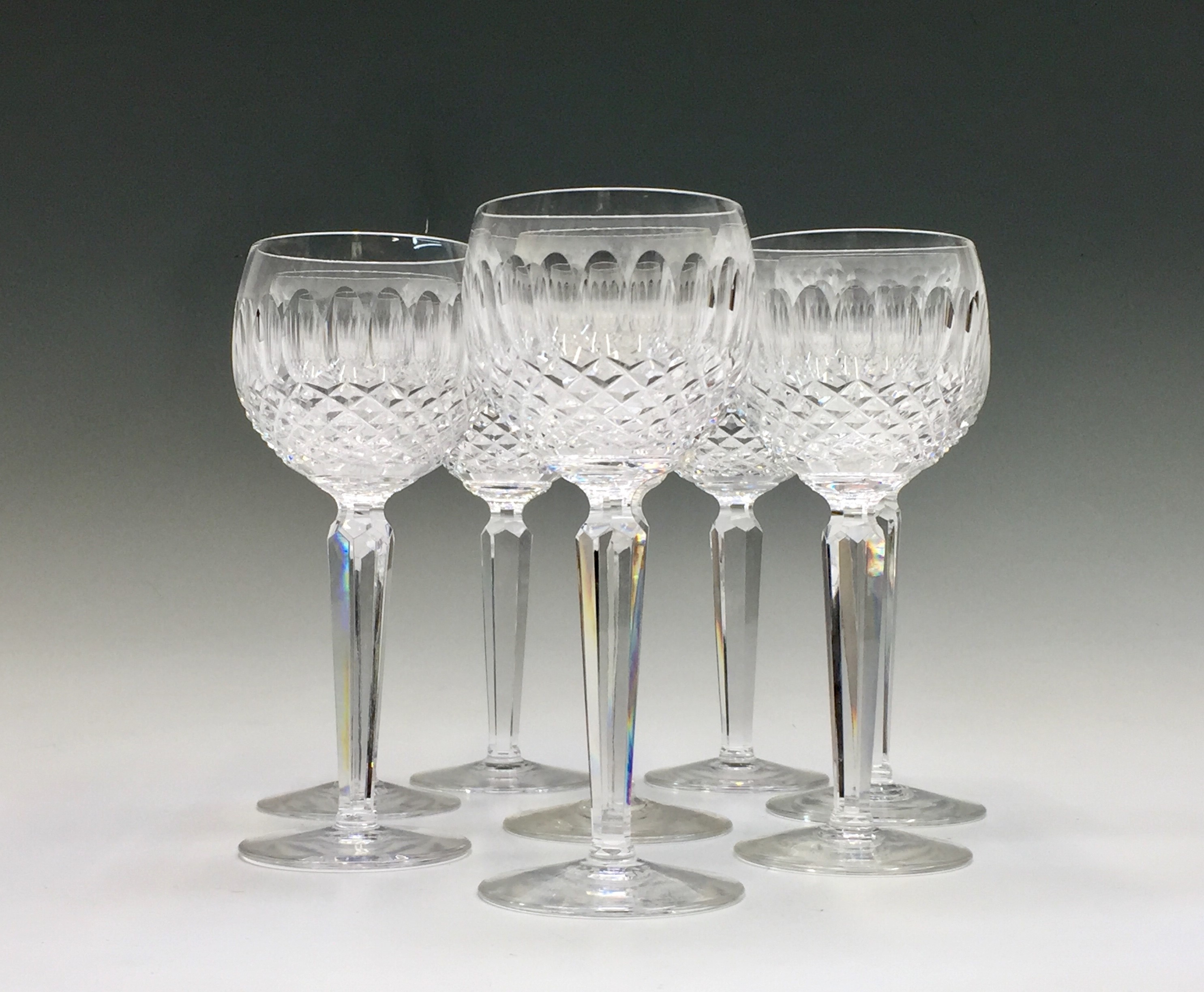 Lot 1142 - A set of eight Waterford crystal 'Colleen'